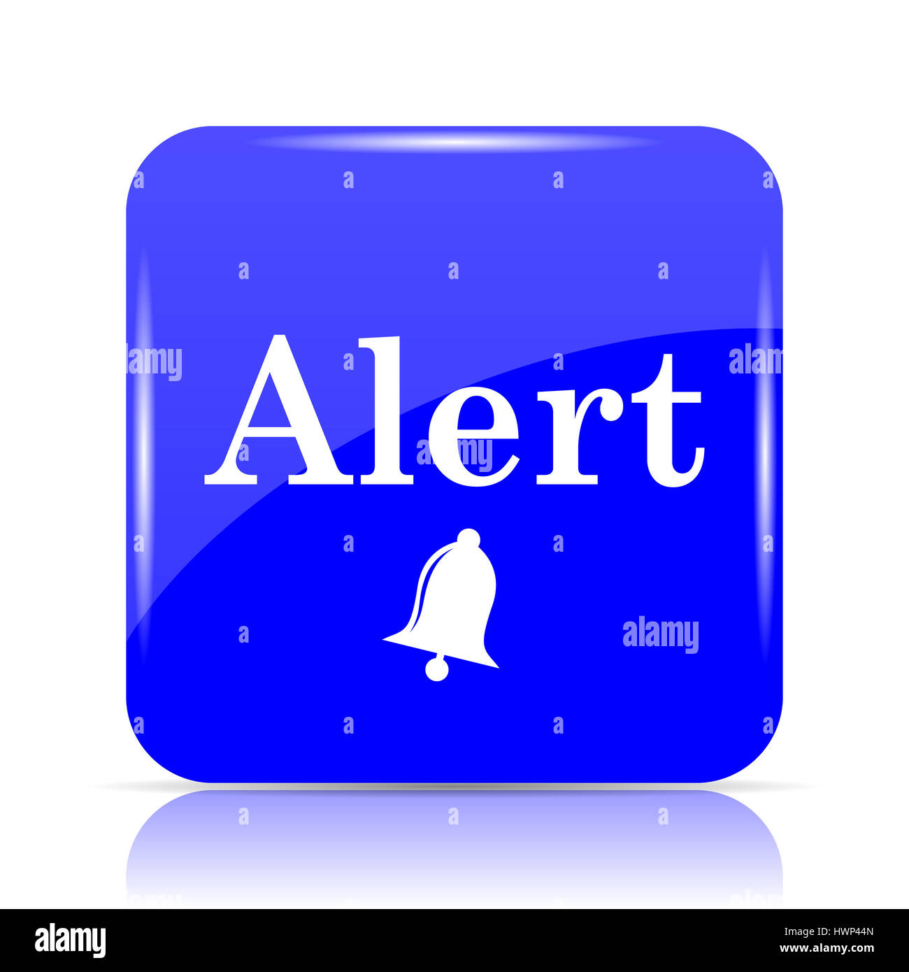 Blue Alert Icon