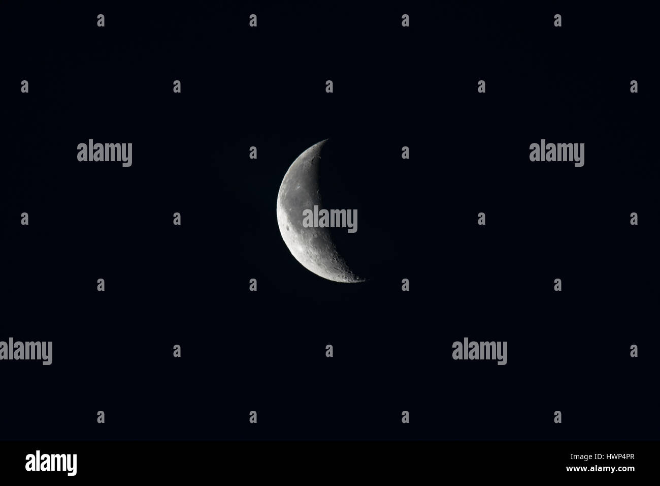 Waning crescent hi-res stock photography and images - Alamy