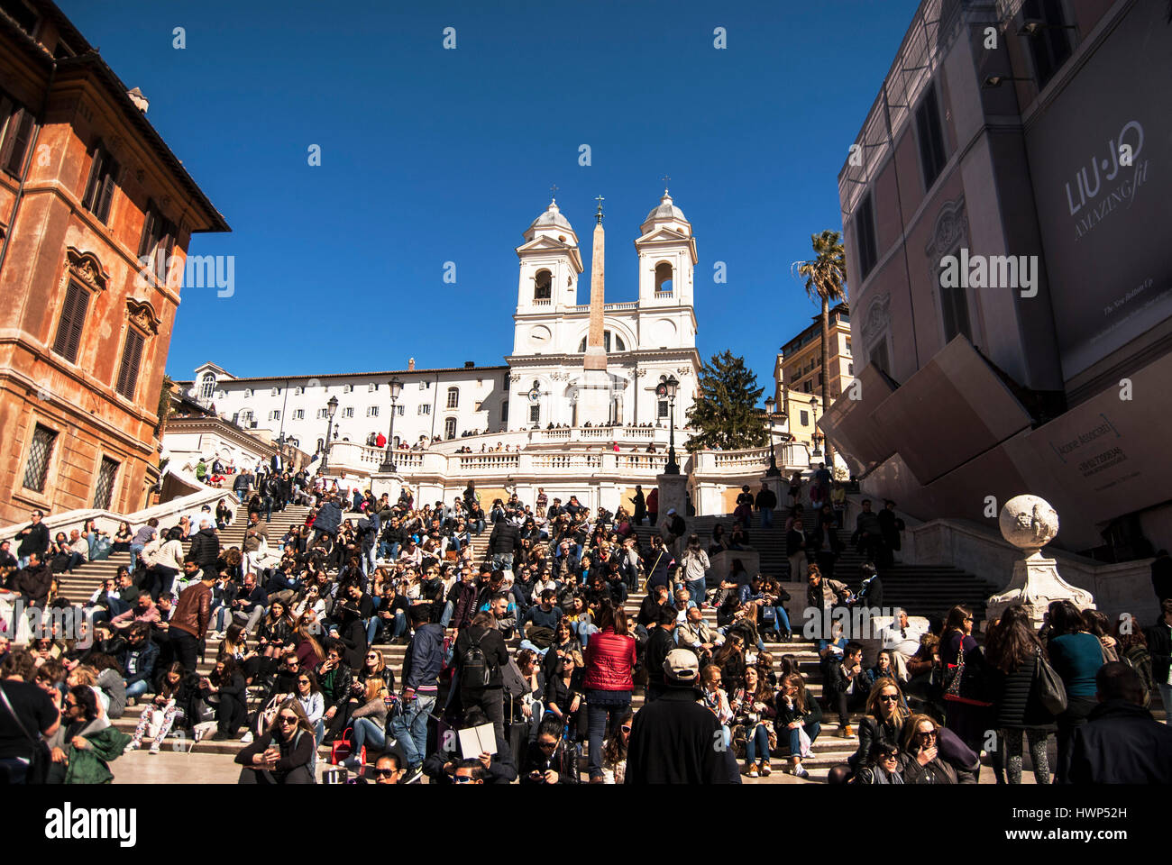 Piazza di Spagna, Rome Stock Photo - Alamy