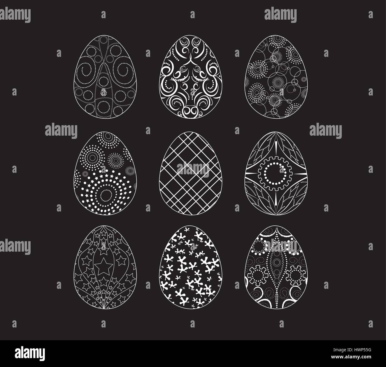 Russian eggs Stock Vector Images - Alamy