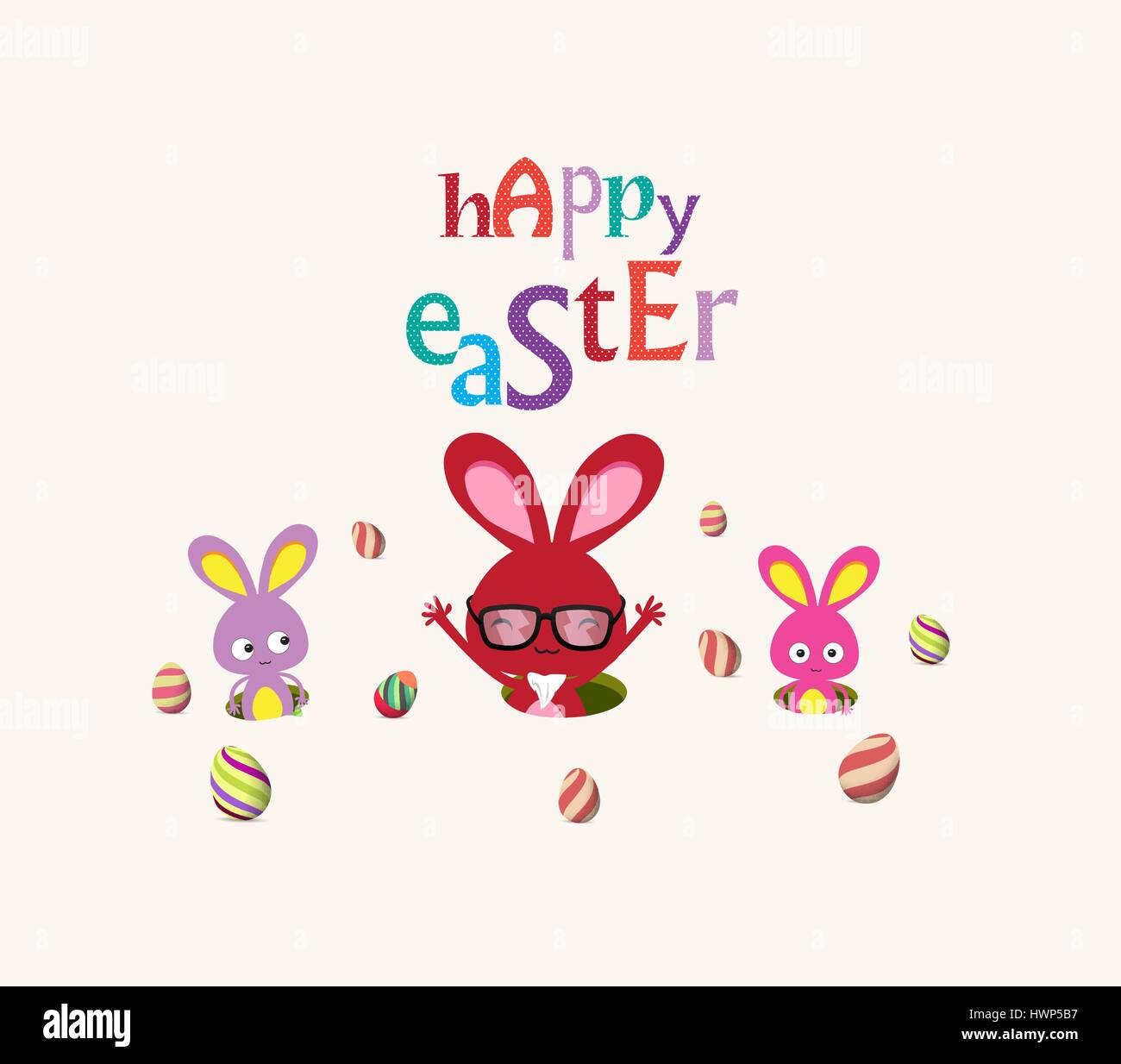 Happy holidays greeting text colored Stock Vector Images - Alamy