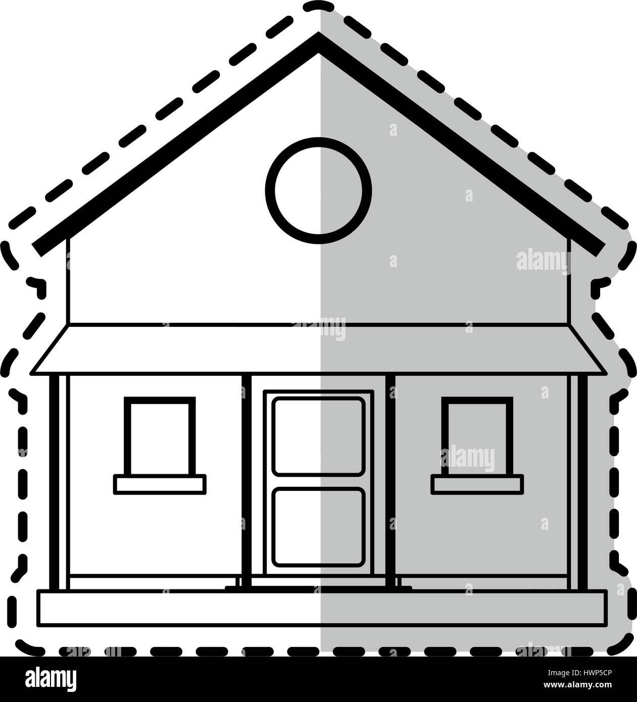 two story house icon image Stock Vector Image & Art - Alamy