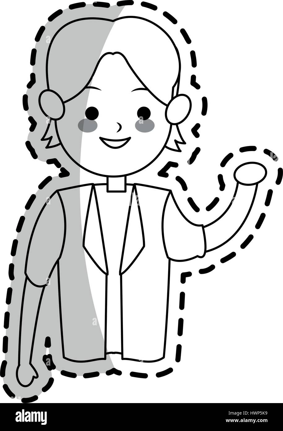Boy Cute Cartoon Icon Image Stock Vector Image Art Alamy