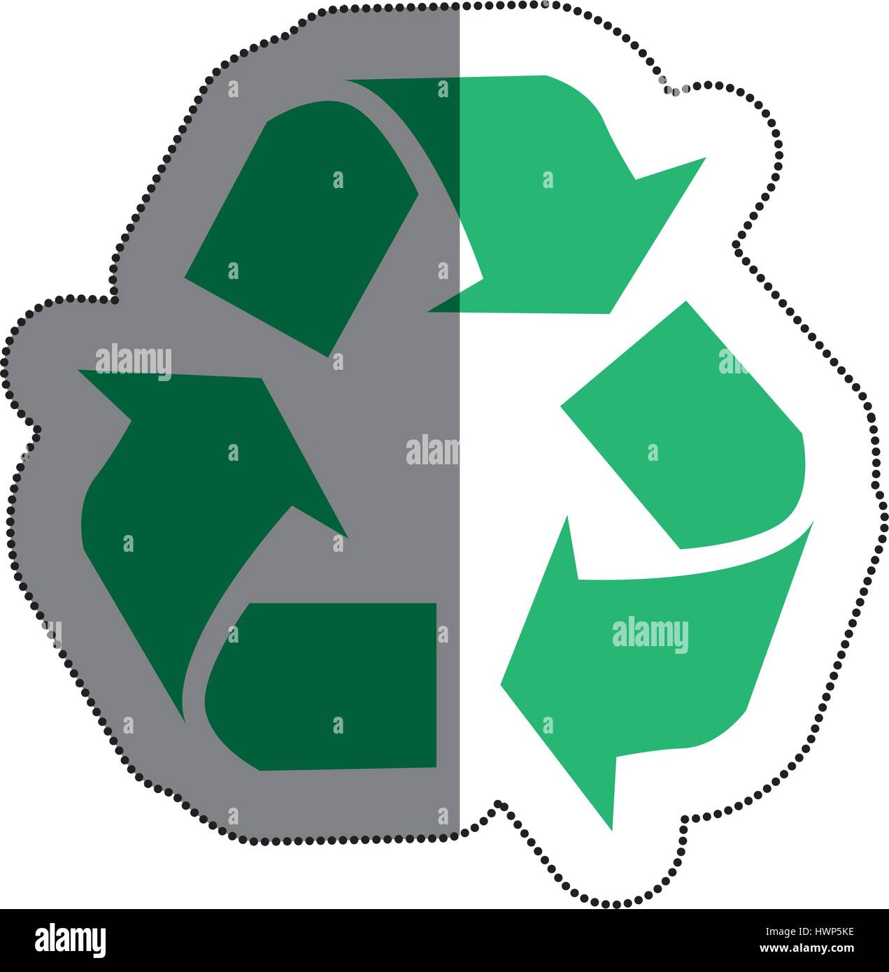 recycle arrows symbol icon vector illustration design Stock Vector ...