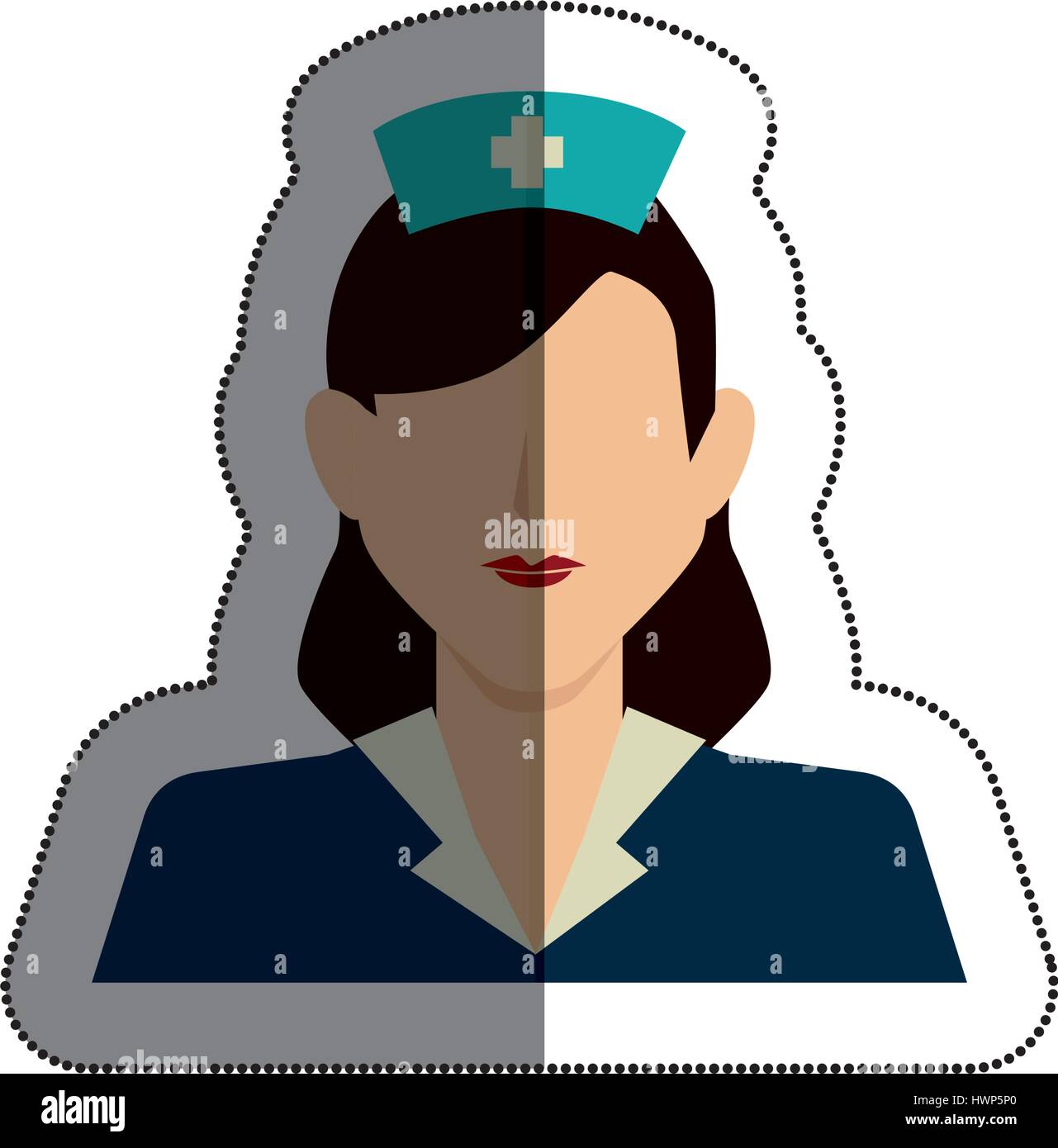 nurse avatar character icon vector illustration design Stock Vector ...