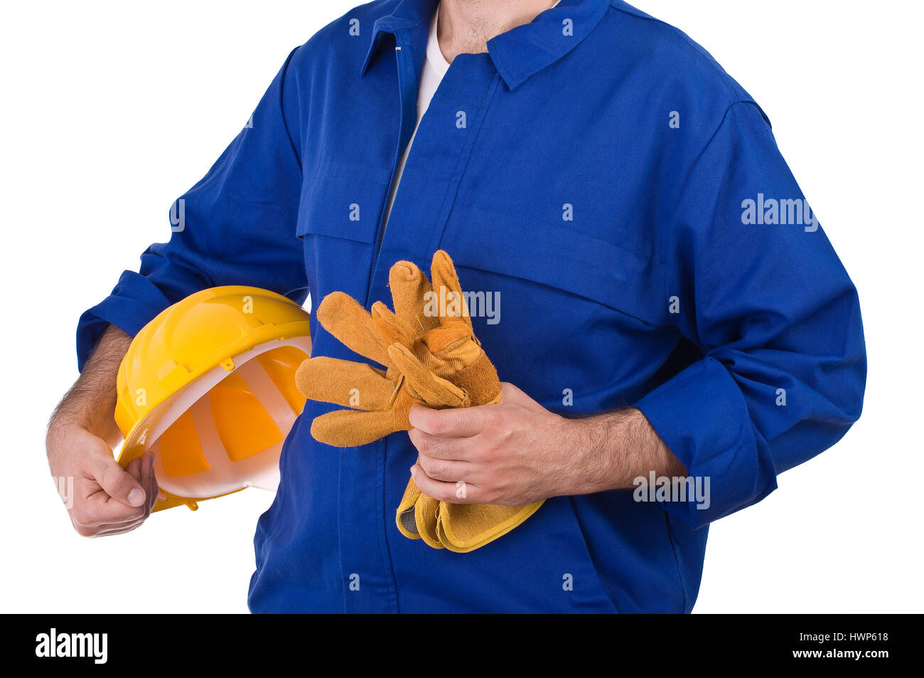 Blue collar worker Stock Photo - Alamy