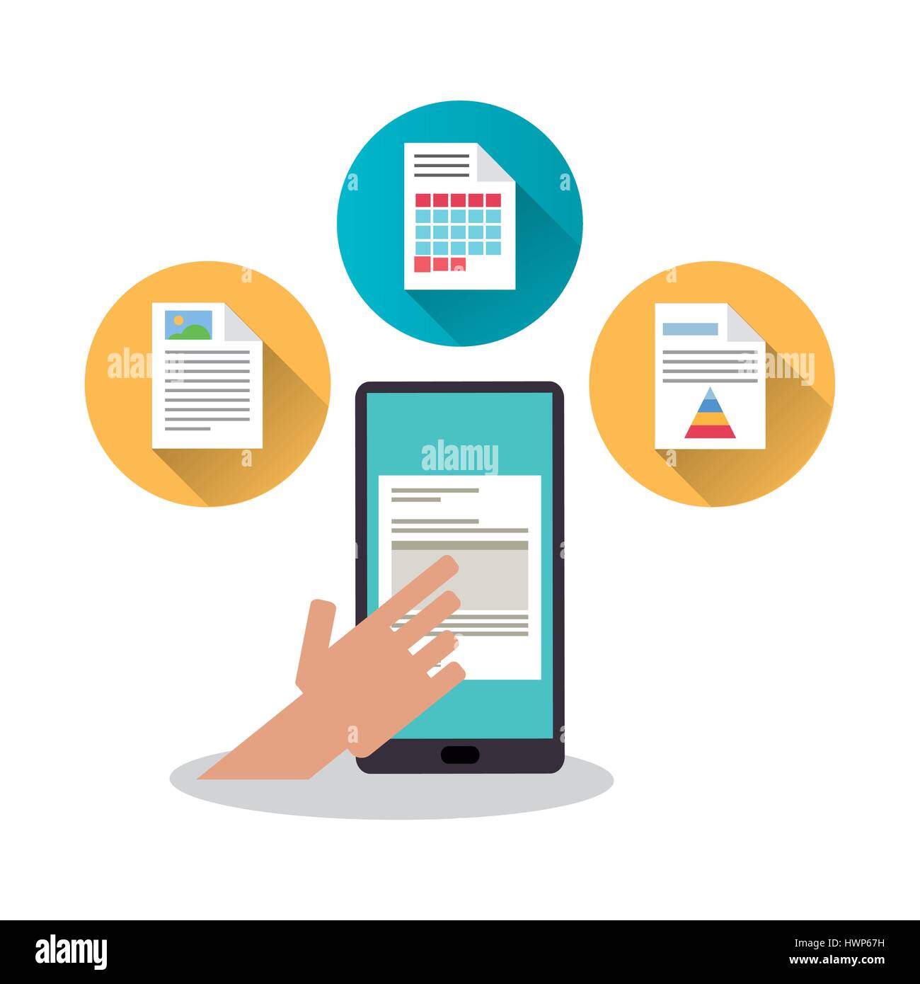 User interface pie chart Cut Out Stock Images & Pictures - Alamy