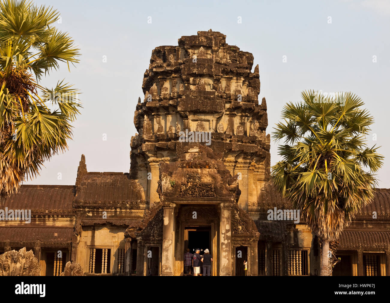 Temples at Angkor Wat Stock Photo - Alamy