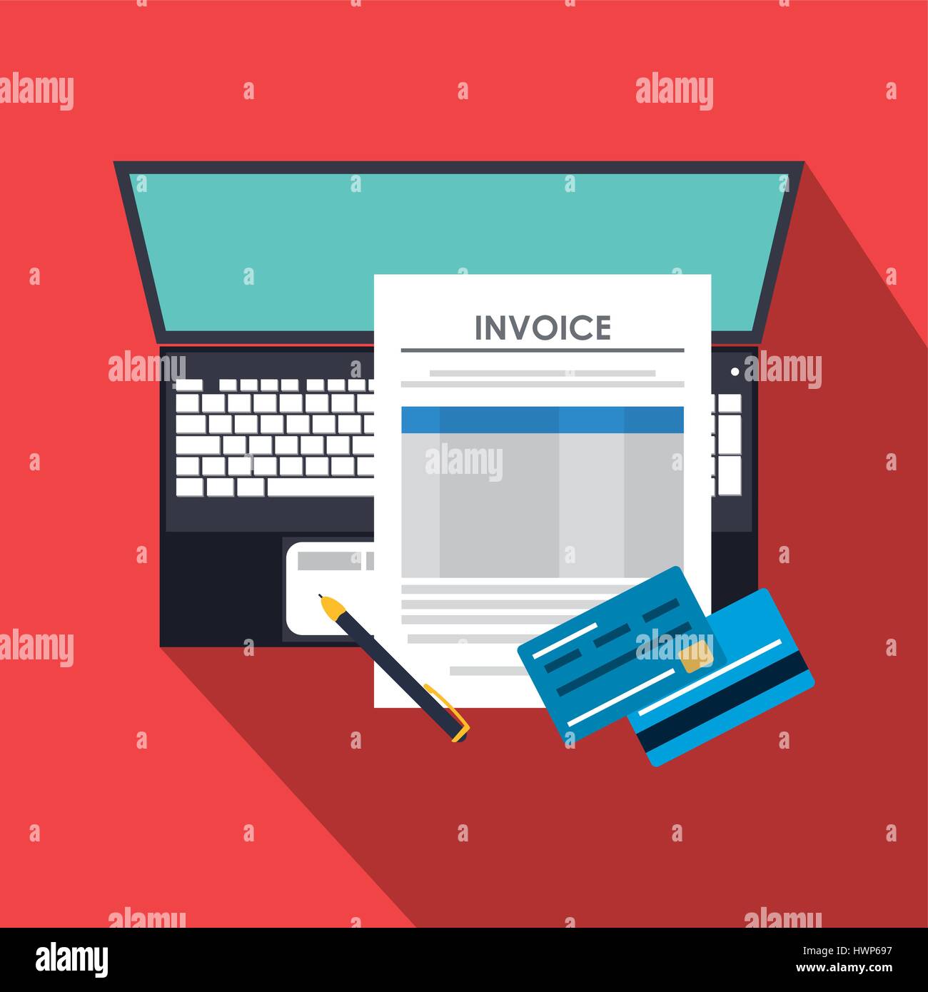 invoice economy related icons image Stock Vector Image & Art - Alamy