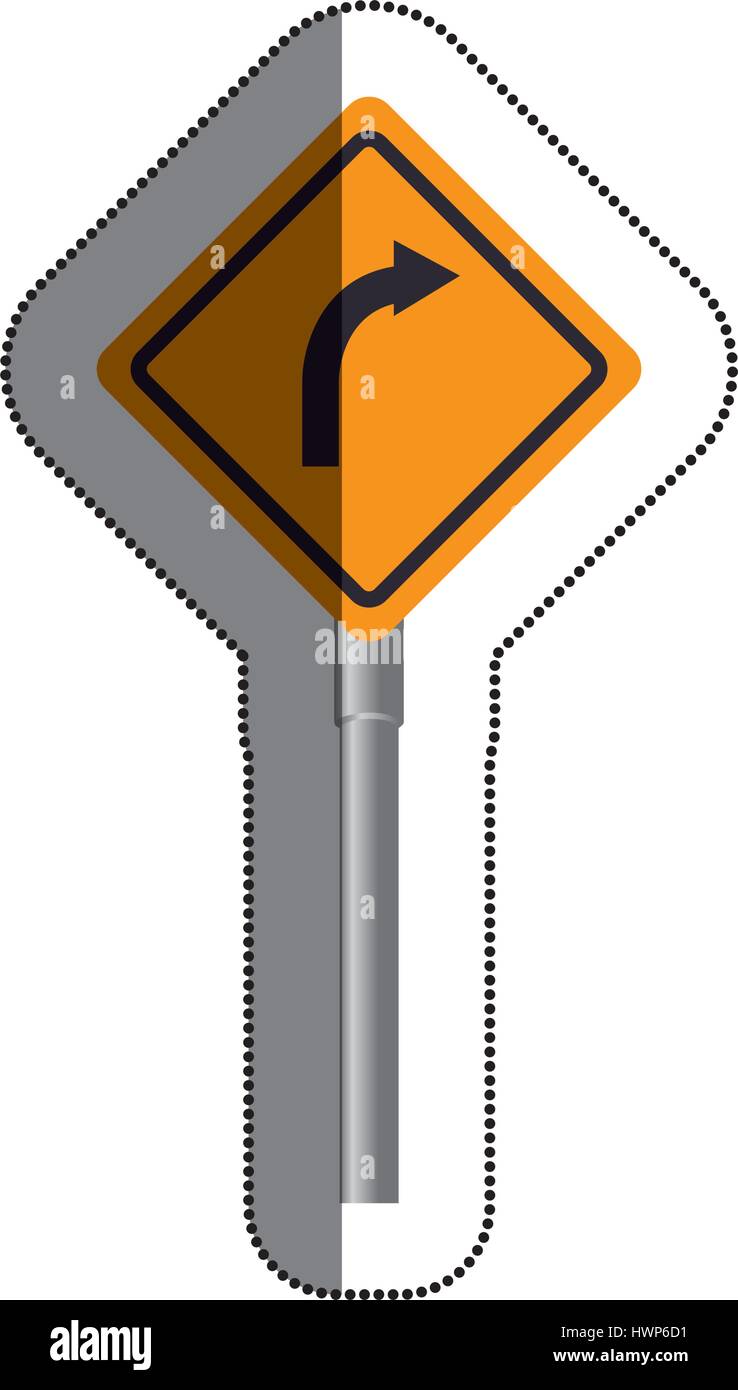 road traffic signal with arrow vector illustration design Stock Vector ...
