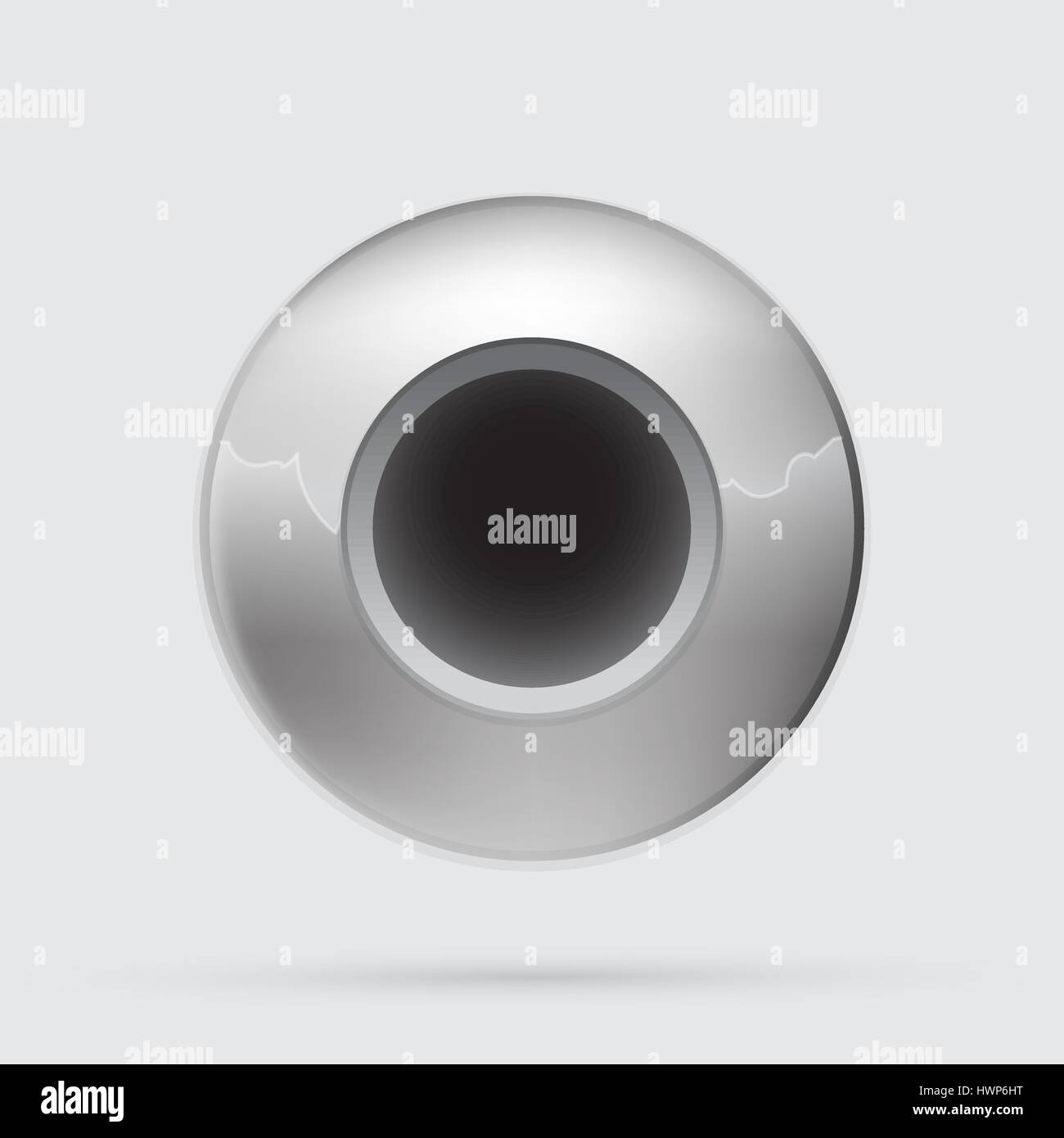 Power button icon metallic internet hi-res stock photography and images ...