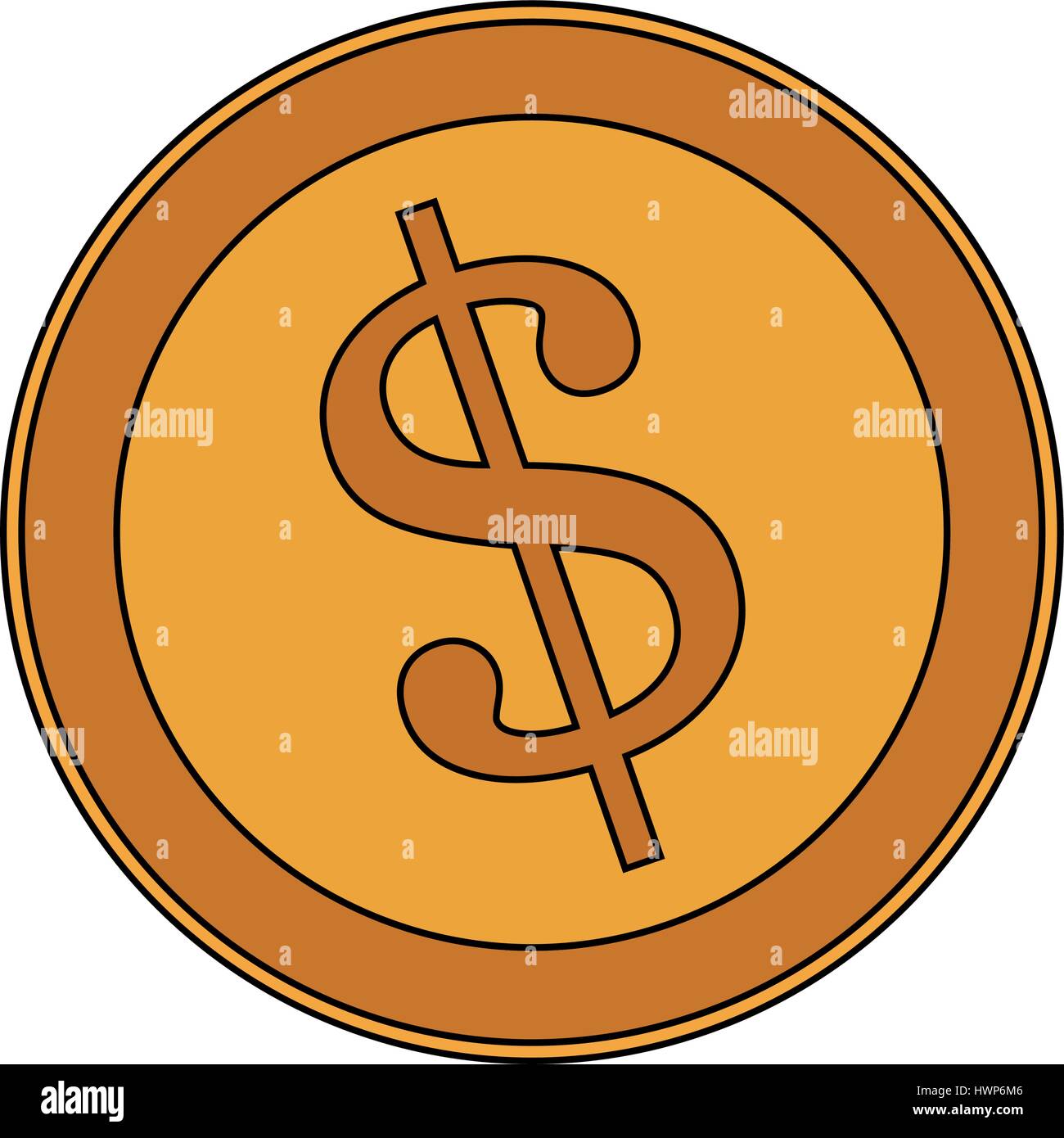 golden coin icon image Stock Vector Image & Art - Alamy