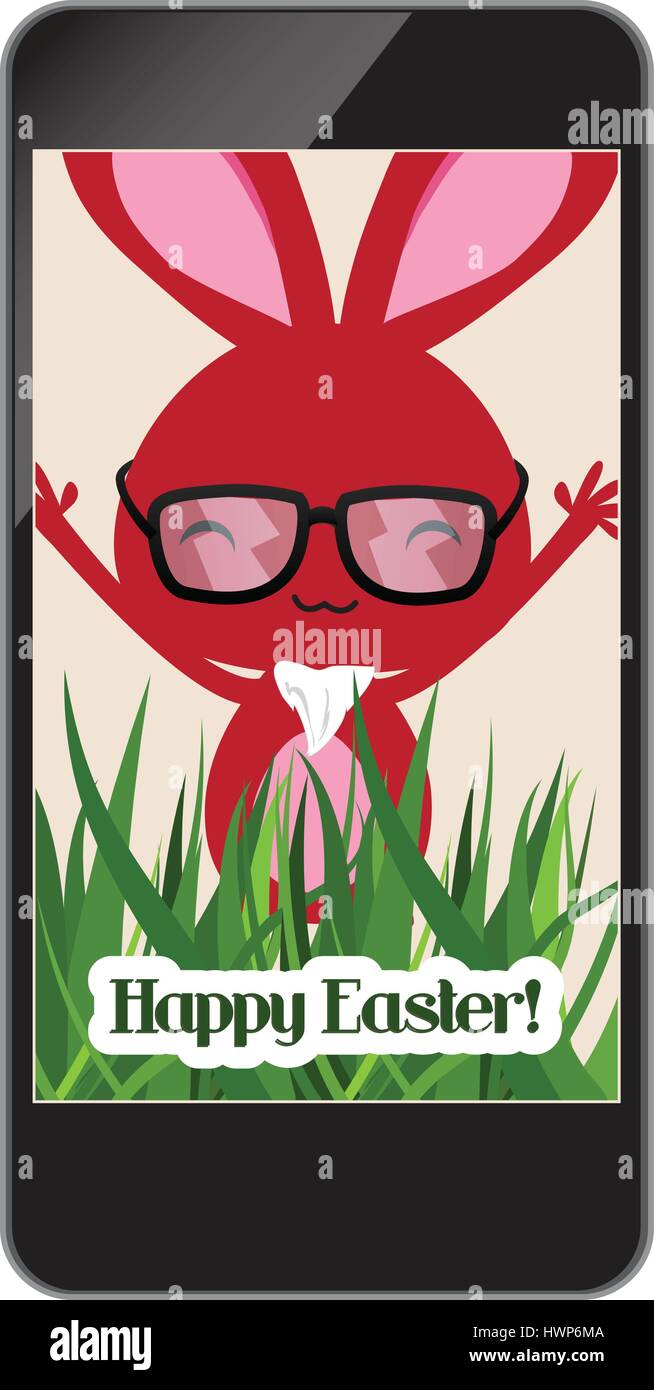 Spring smartphone Stock Vector Images - Alamy