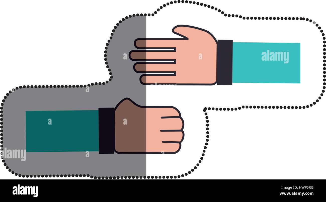 hands human deal icon vector illustration design Stock Vector Image ...