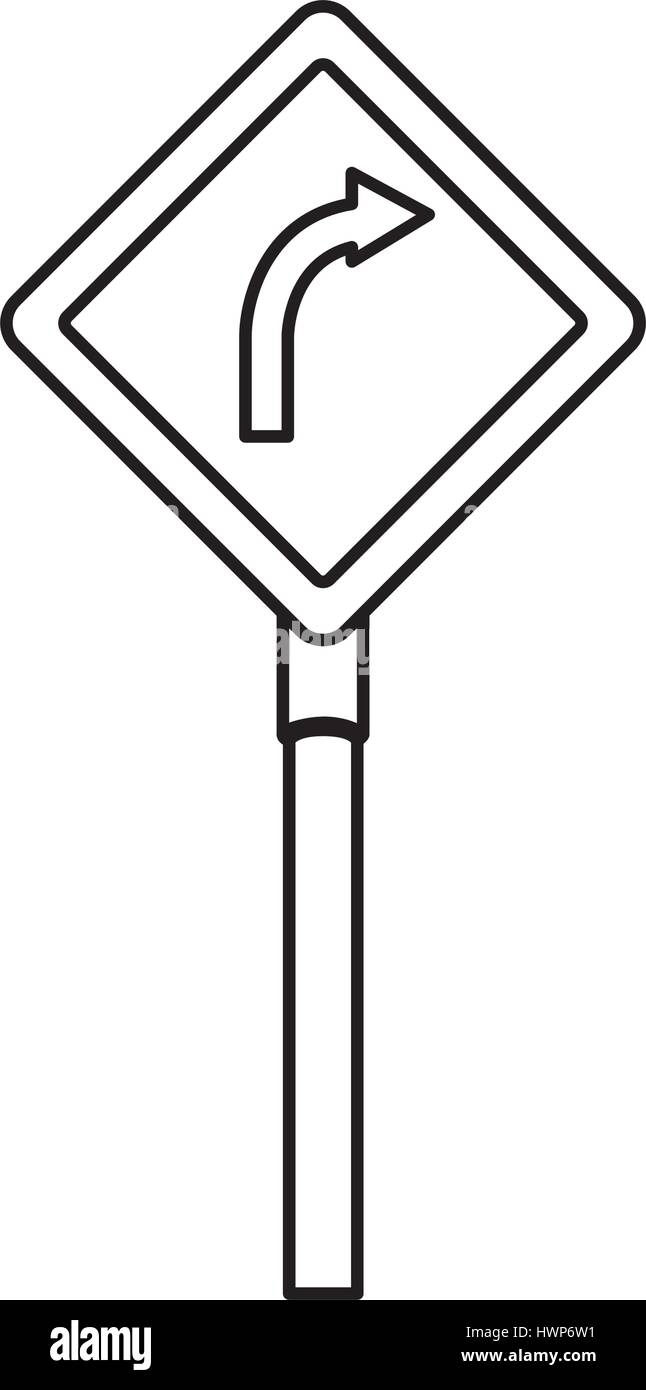 road traffic signal with arrow vector illustration design Stock Vector ...