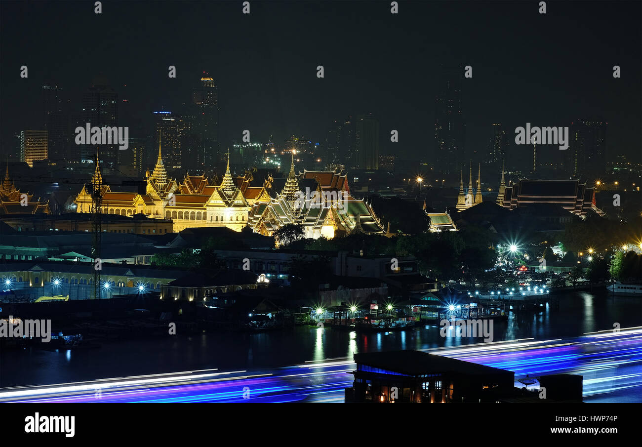 The Grand palace and Chao phraya river .That is the highlight in ...