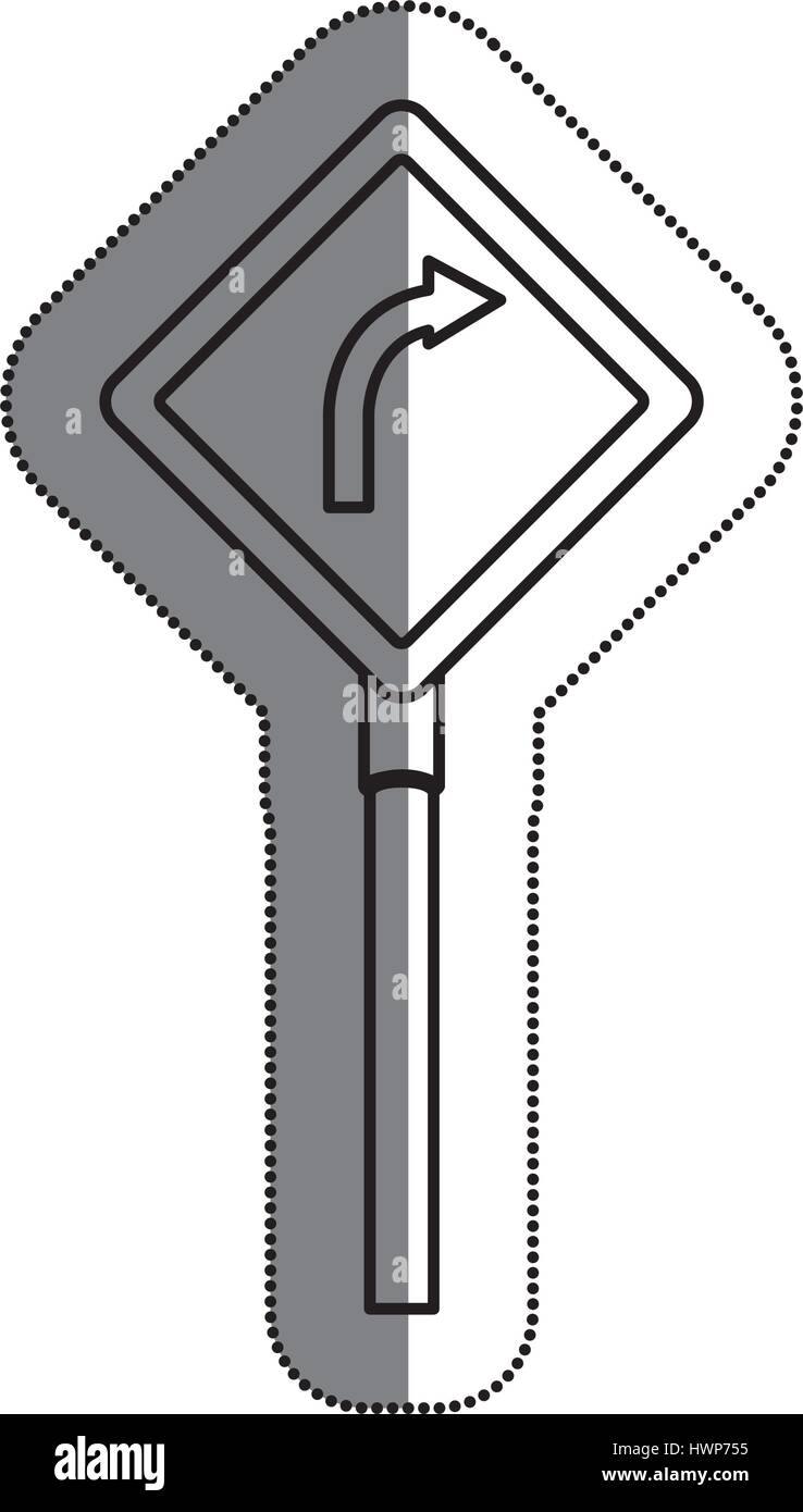 road traffic signal with arrow vector illustration design Stock Vector ...