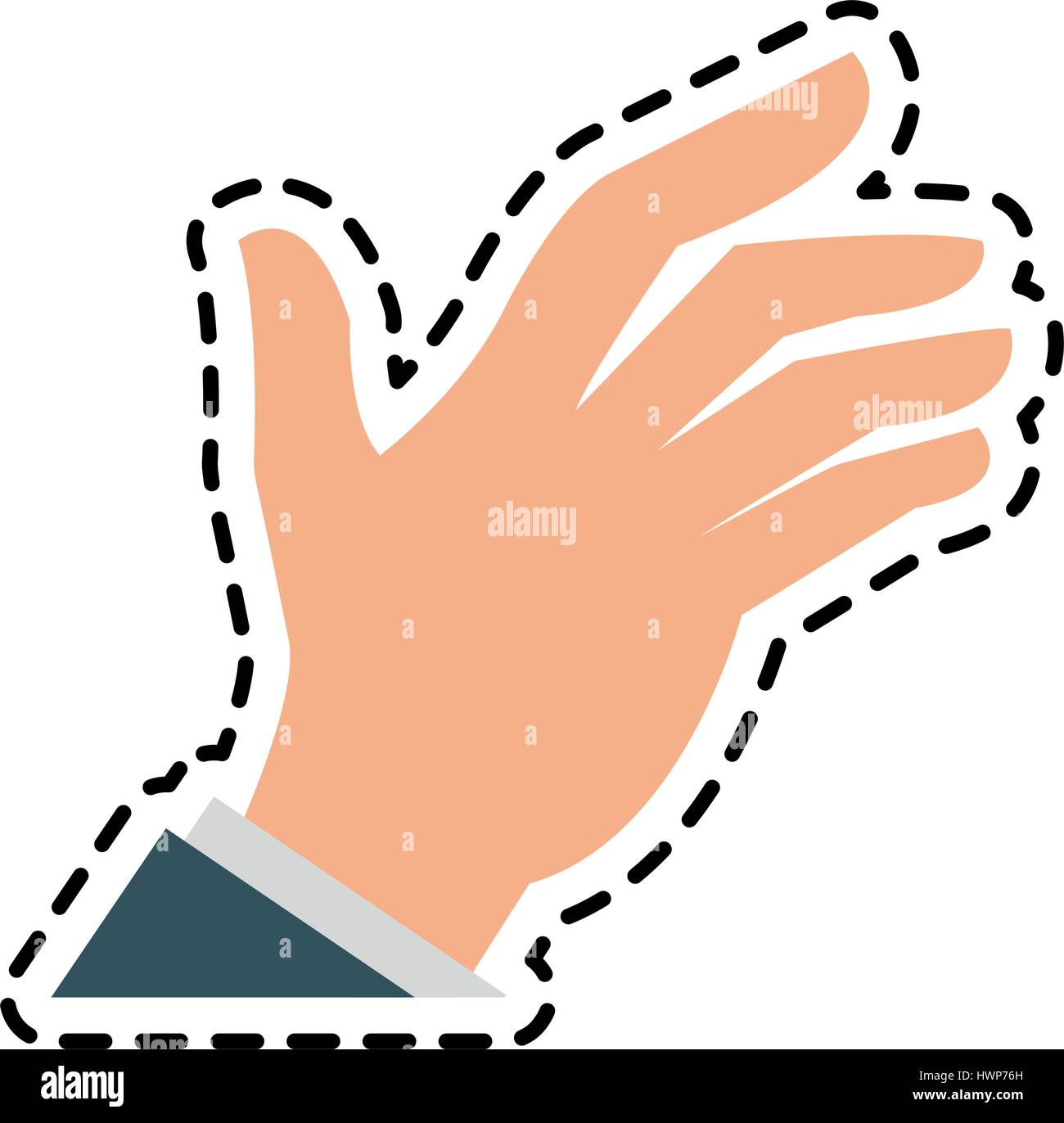 open hand icon image Stock Vector Image & Art - Alamy