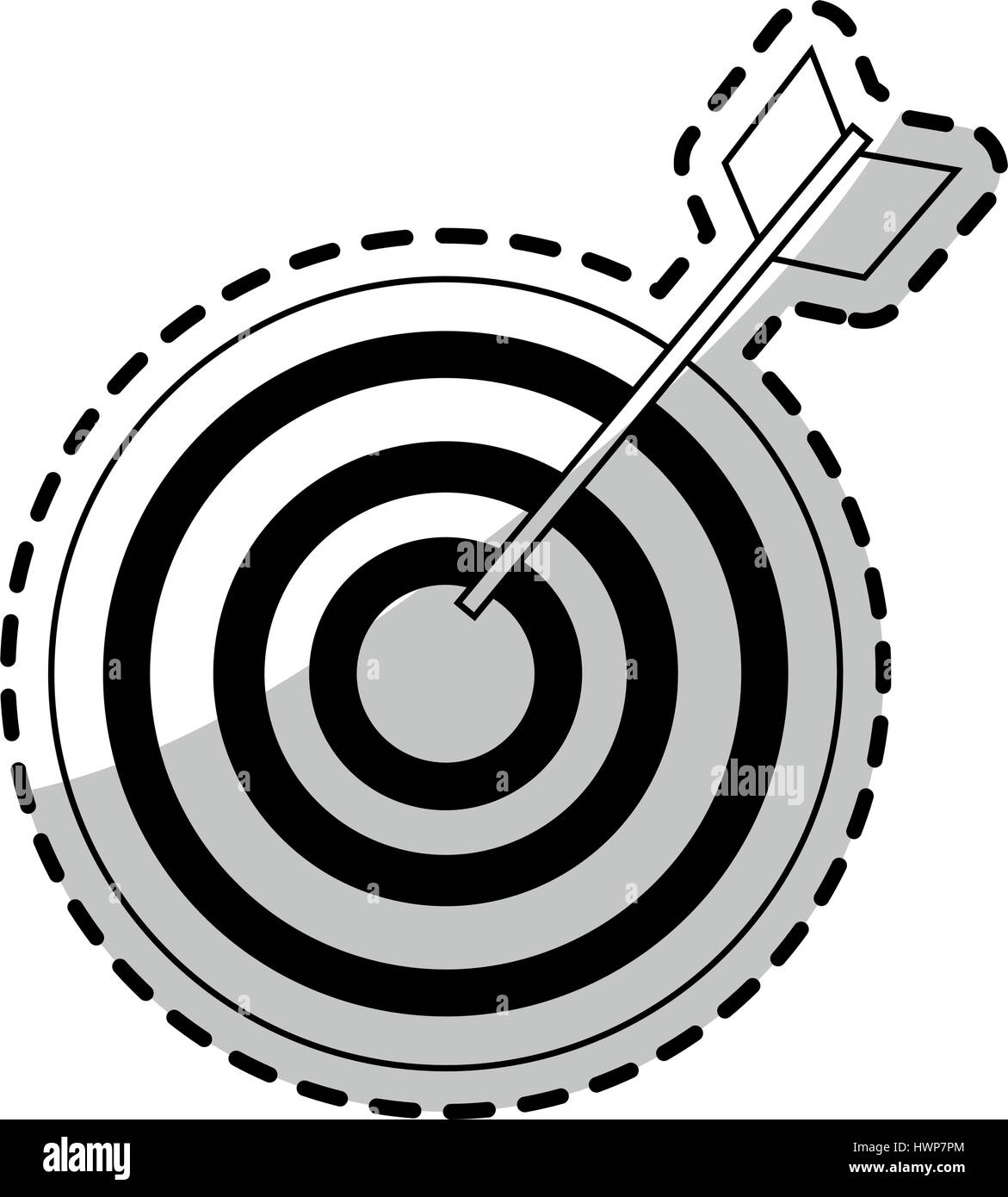 bullseye target icon image Stock Vector Image & Art - Alamy