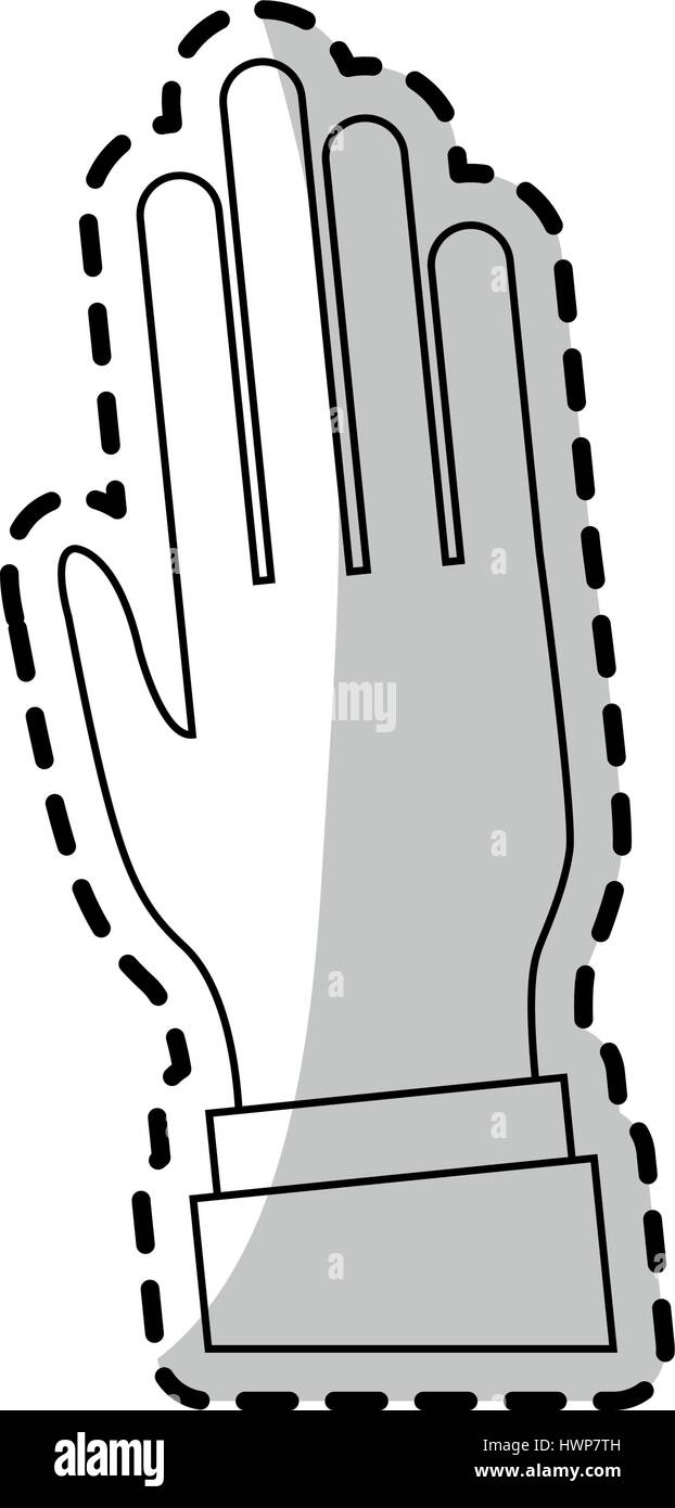 open hand icon image Stock Vector Image & Art - Alamy