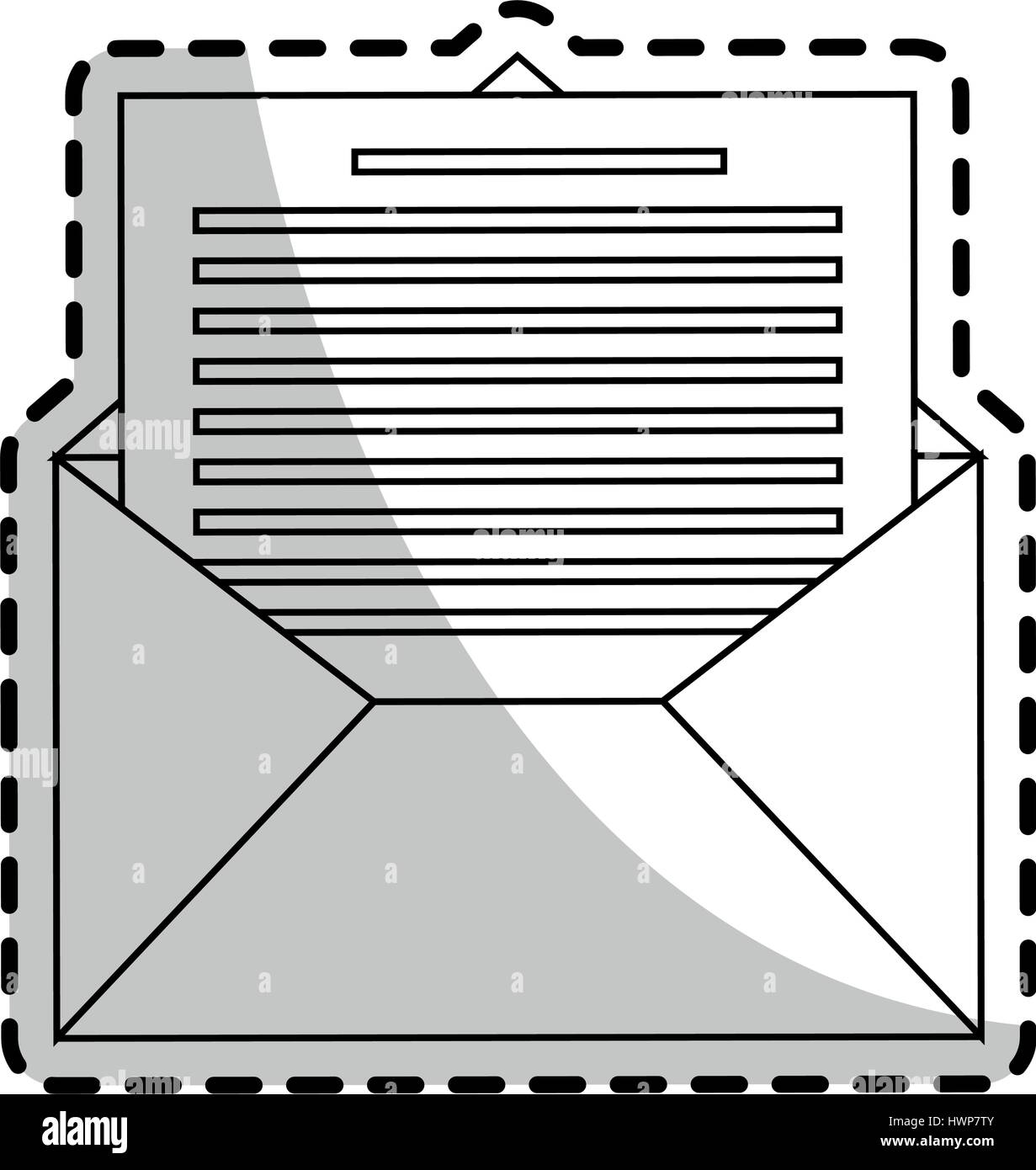message envelope icon image Stock Vector Image & Art - Alamy