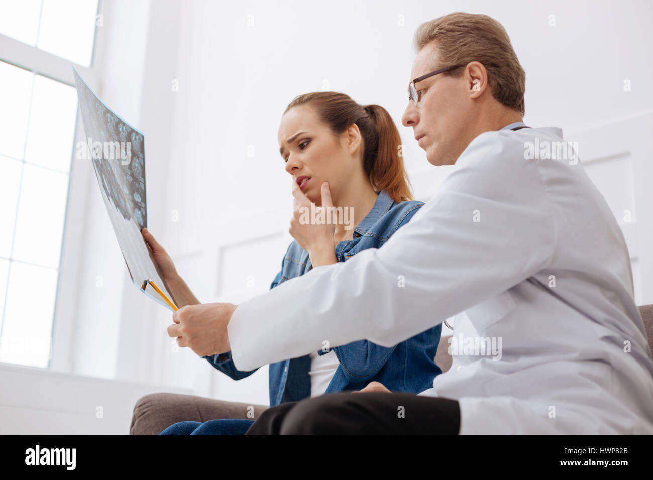 This is the problem. Determined excellent professional doctor ...