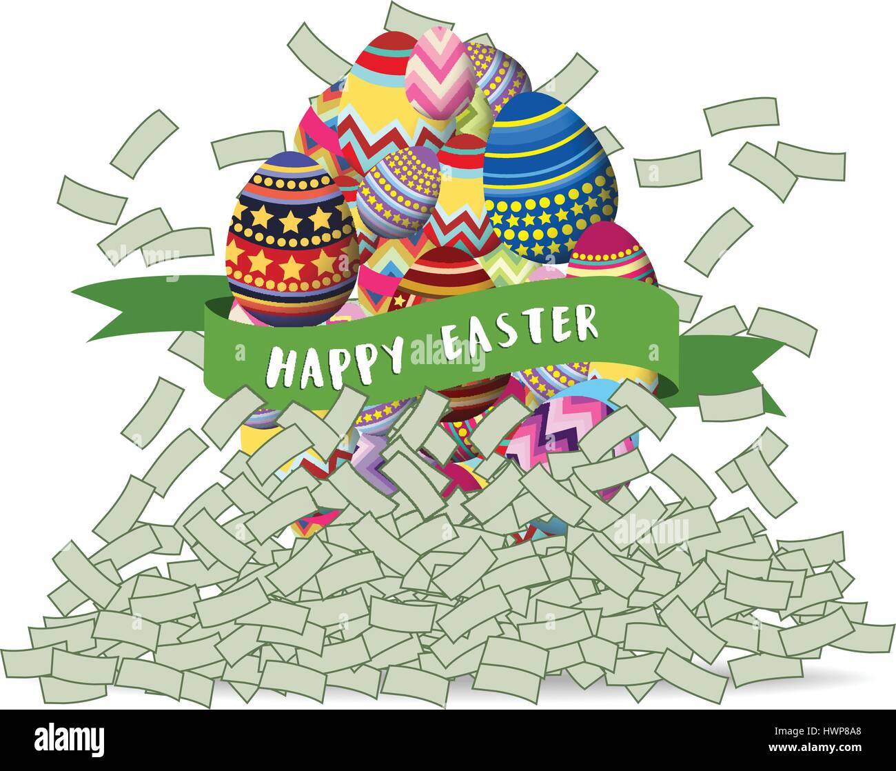 Bunny with money Stock Vector Images - Alamy