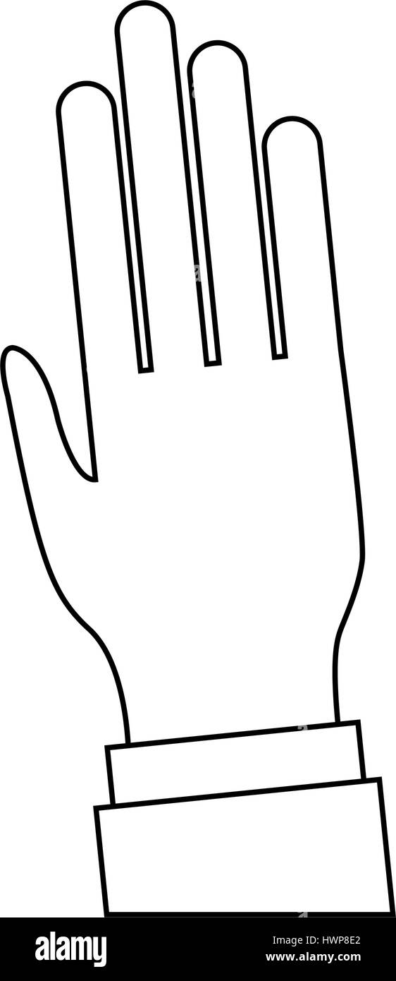 open hand icon image Stock Vector Image & Art - Alamy