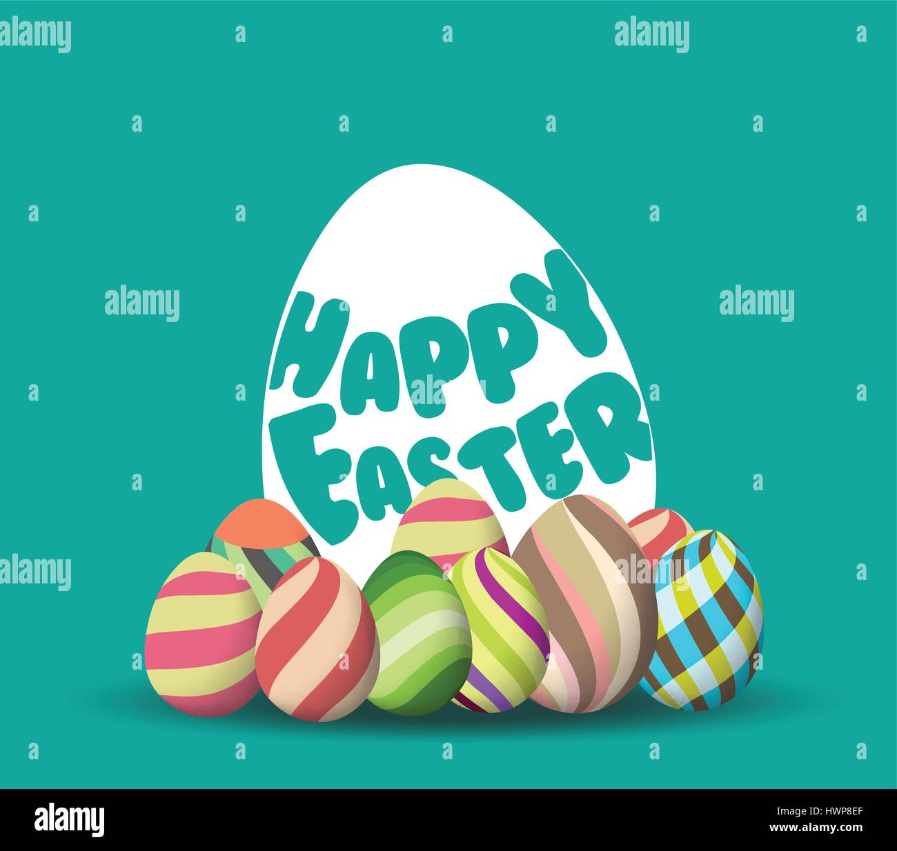 Easter egg hunt background for greeting card, ad, promotion, poster ...