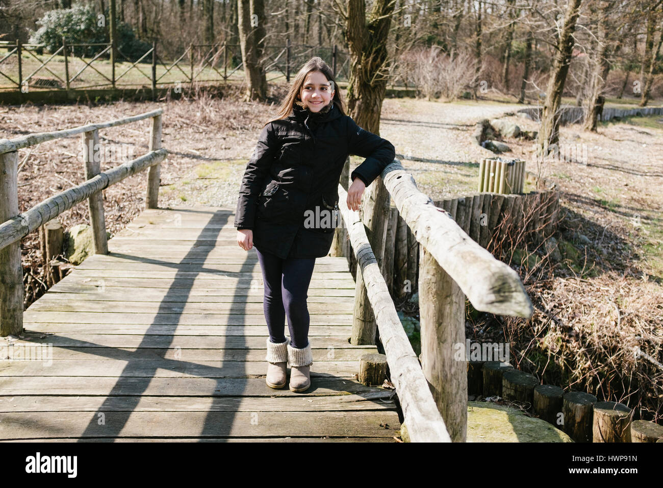 portrait of 10 year old girl outdoors Stock Photo - Alamy