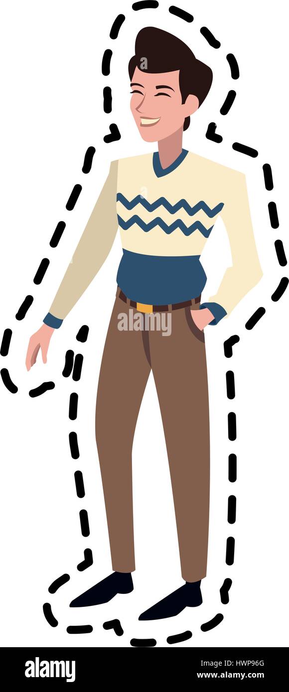 Smiling professional in modern Stock Vector Images - Alamy