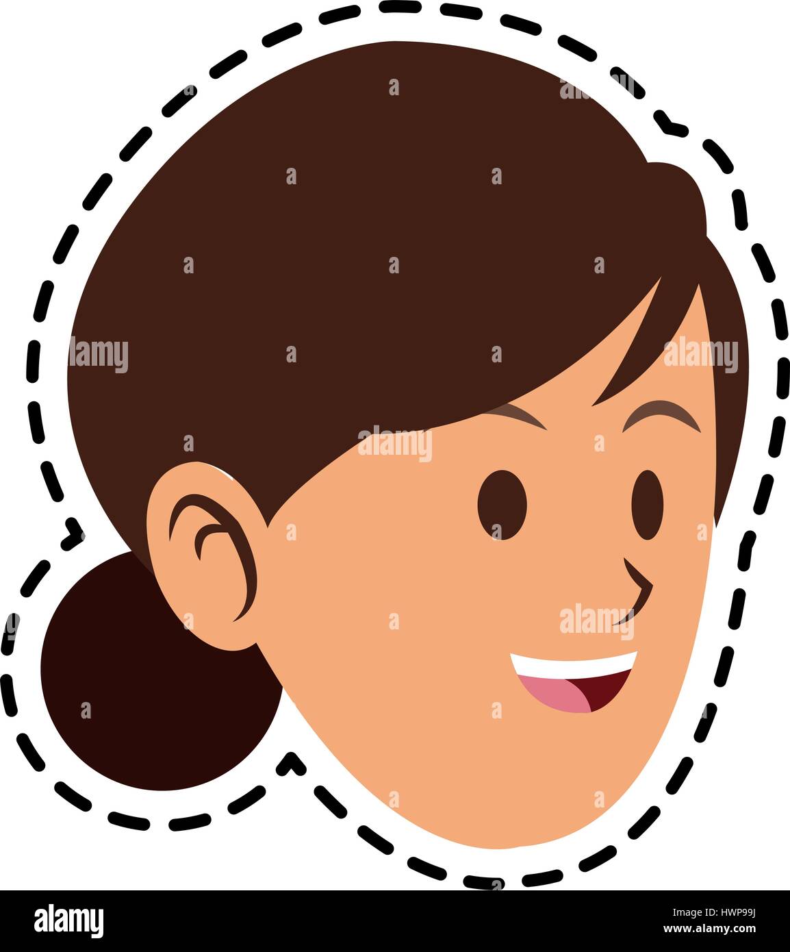 happy woman icon image Stock Vector Image & Art - Alamy