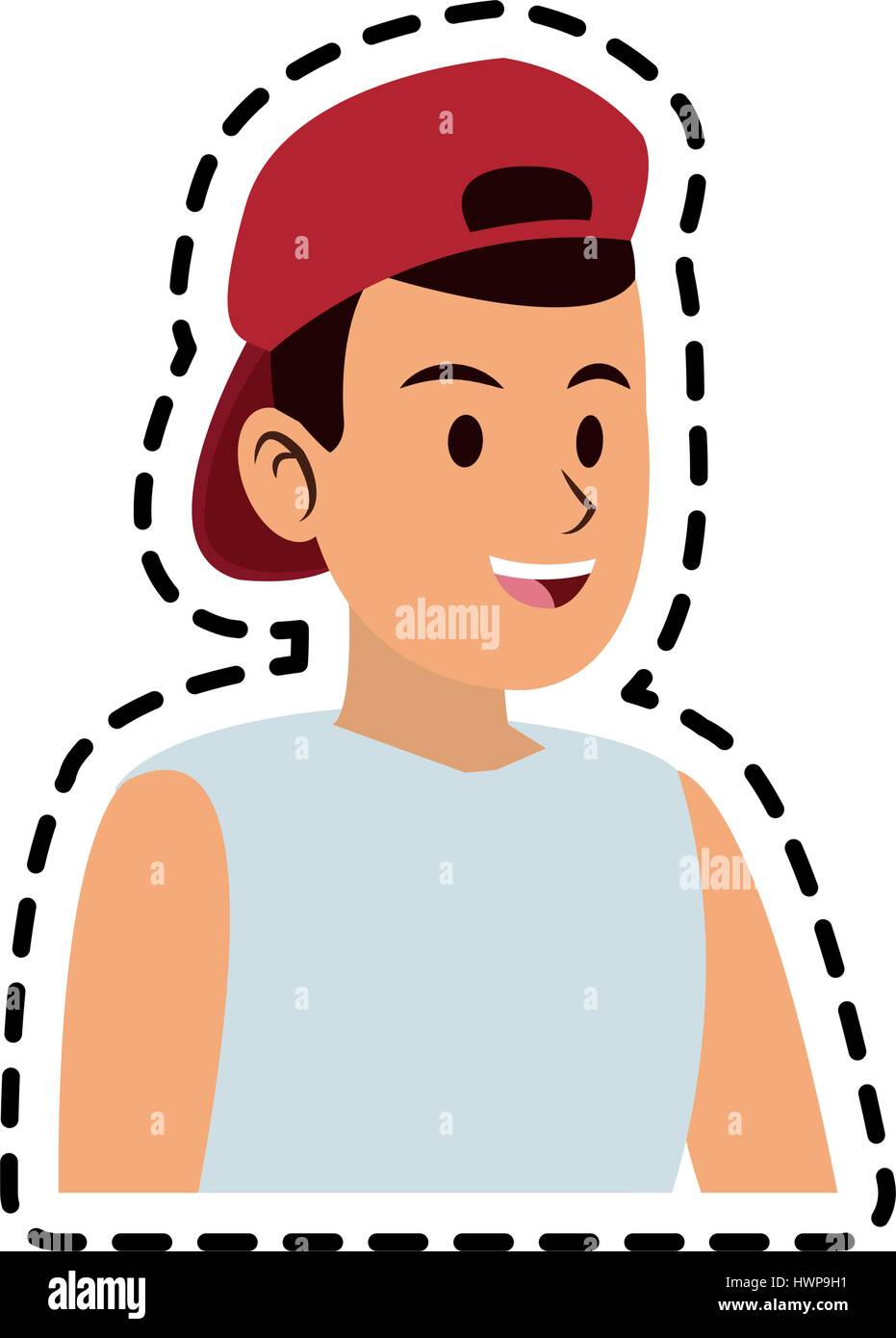 happy man icon image Stock Vector Image & Art - Alamy