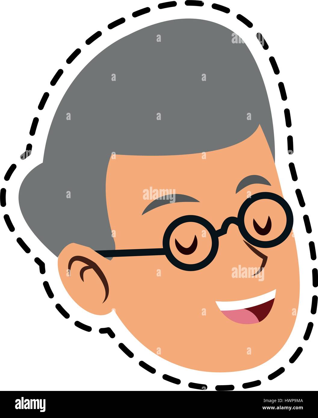 happy man icon image Stock Vector Image & Art - Alamy