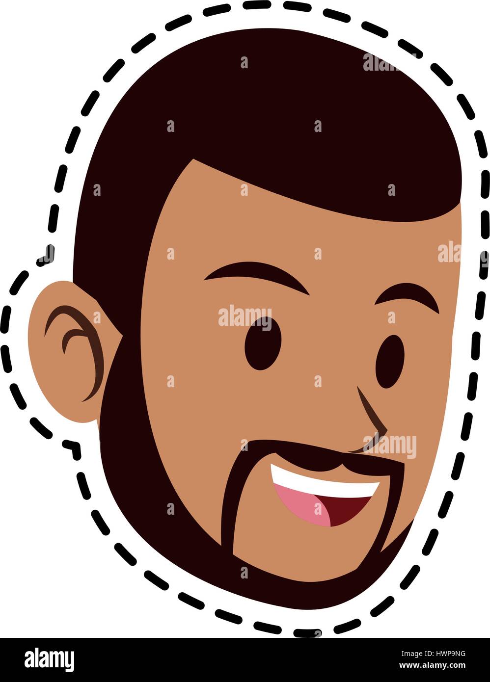 happy man icon image Stock Vector Image & Art - Alamy