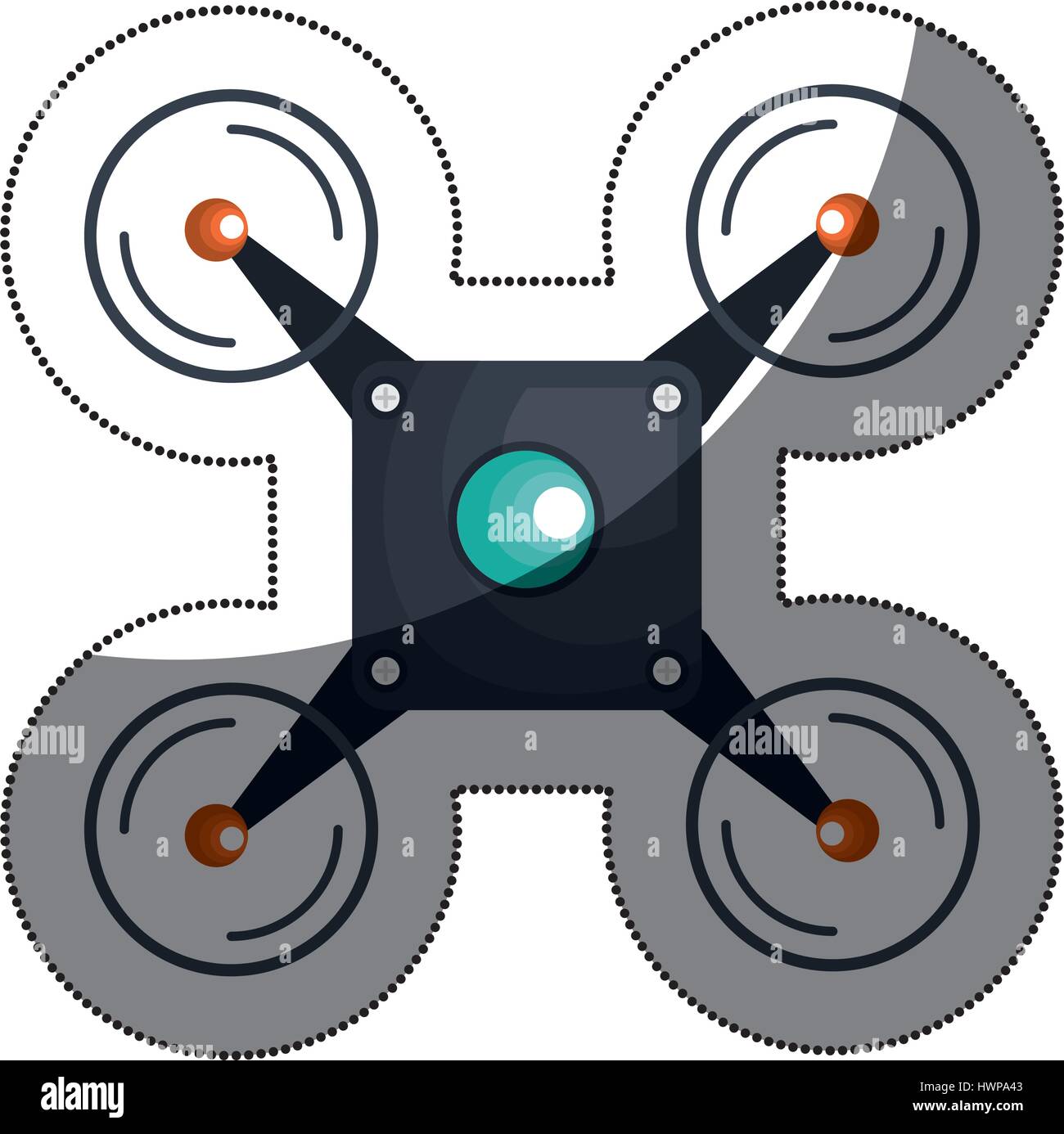 drone technology flying isolated icon Stock Vector Image & Art - Alamy