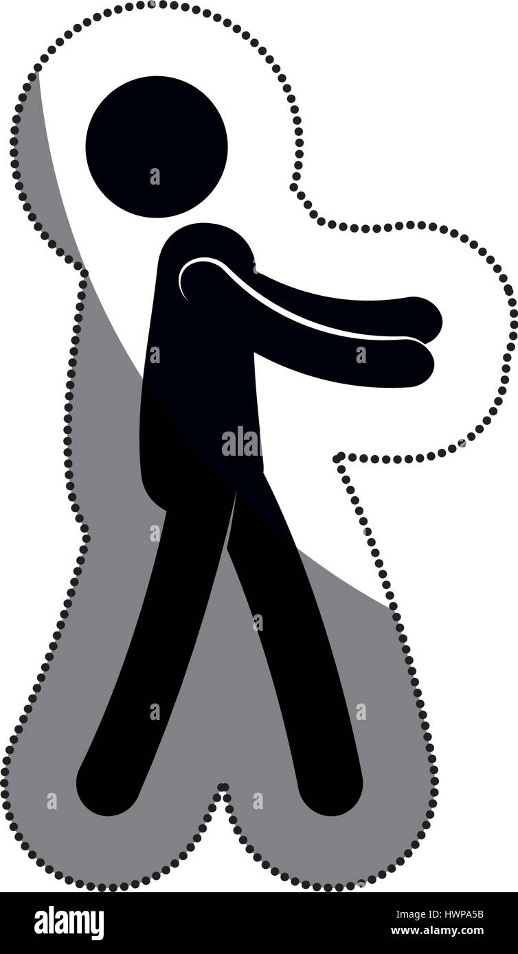 silhouette human lifting pose Stock Vector Image & Art - Alamy