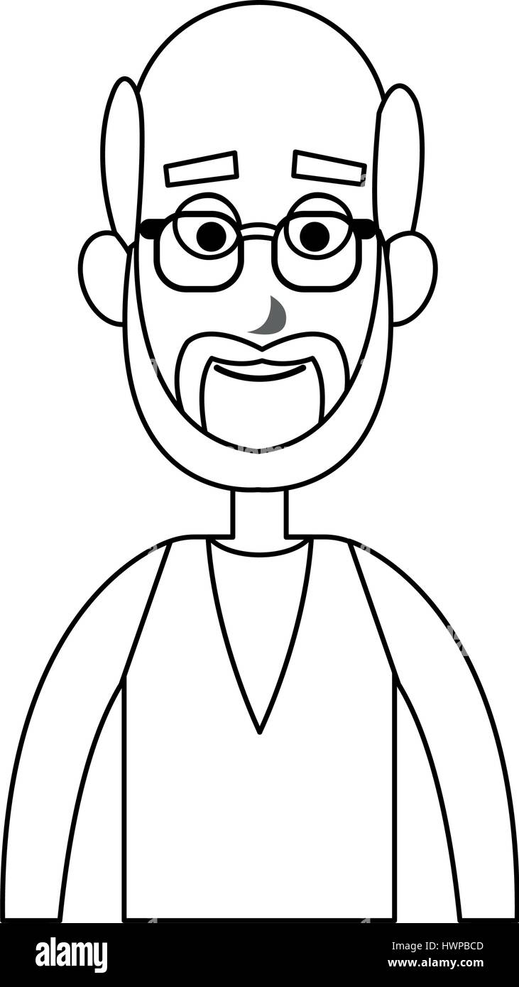old man cartoon icon Stock Vector Image & Art - Alamy