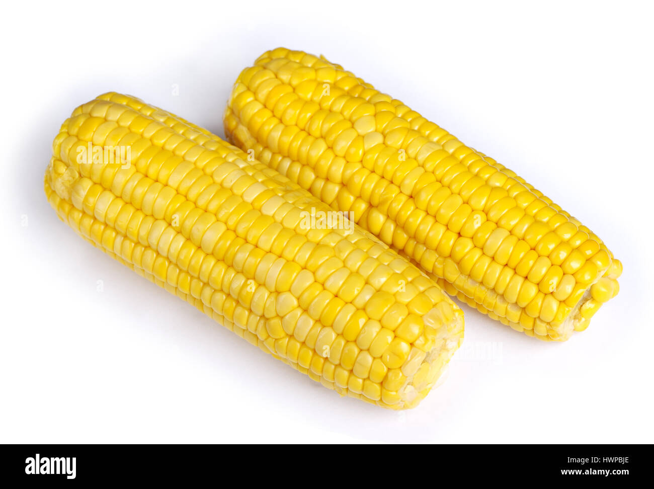 Ear of corn isolated on white background Stock Photo - Alamy