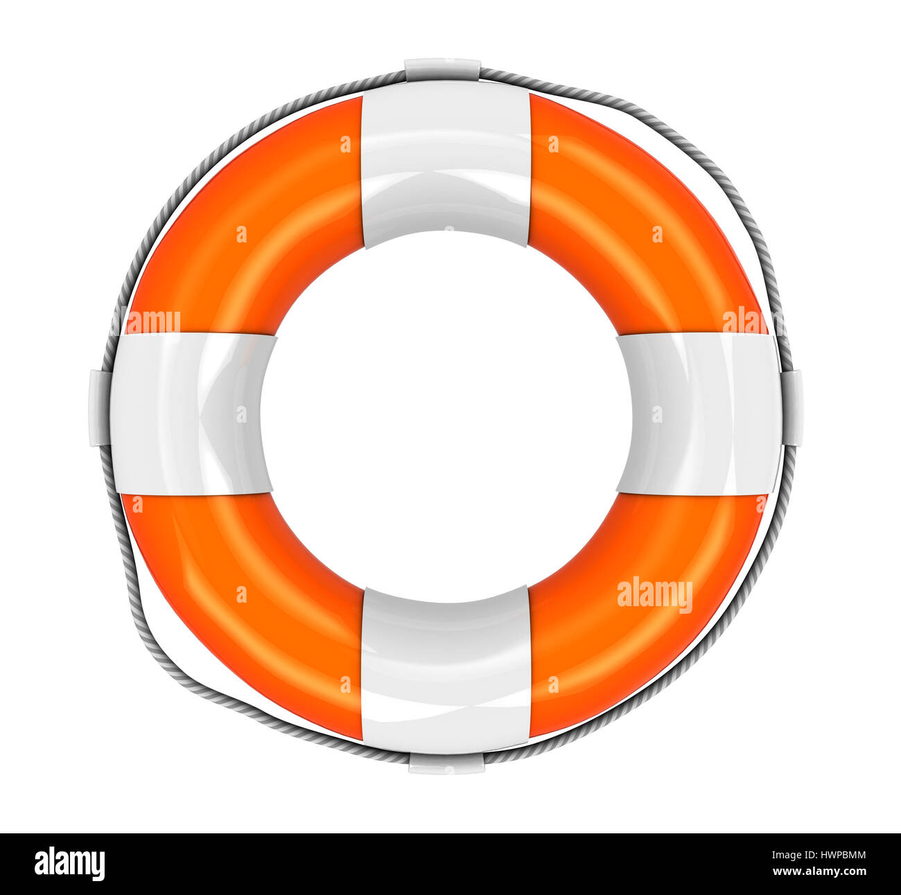 3d illustration of rescue circle isolated over white background Stock ...