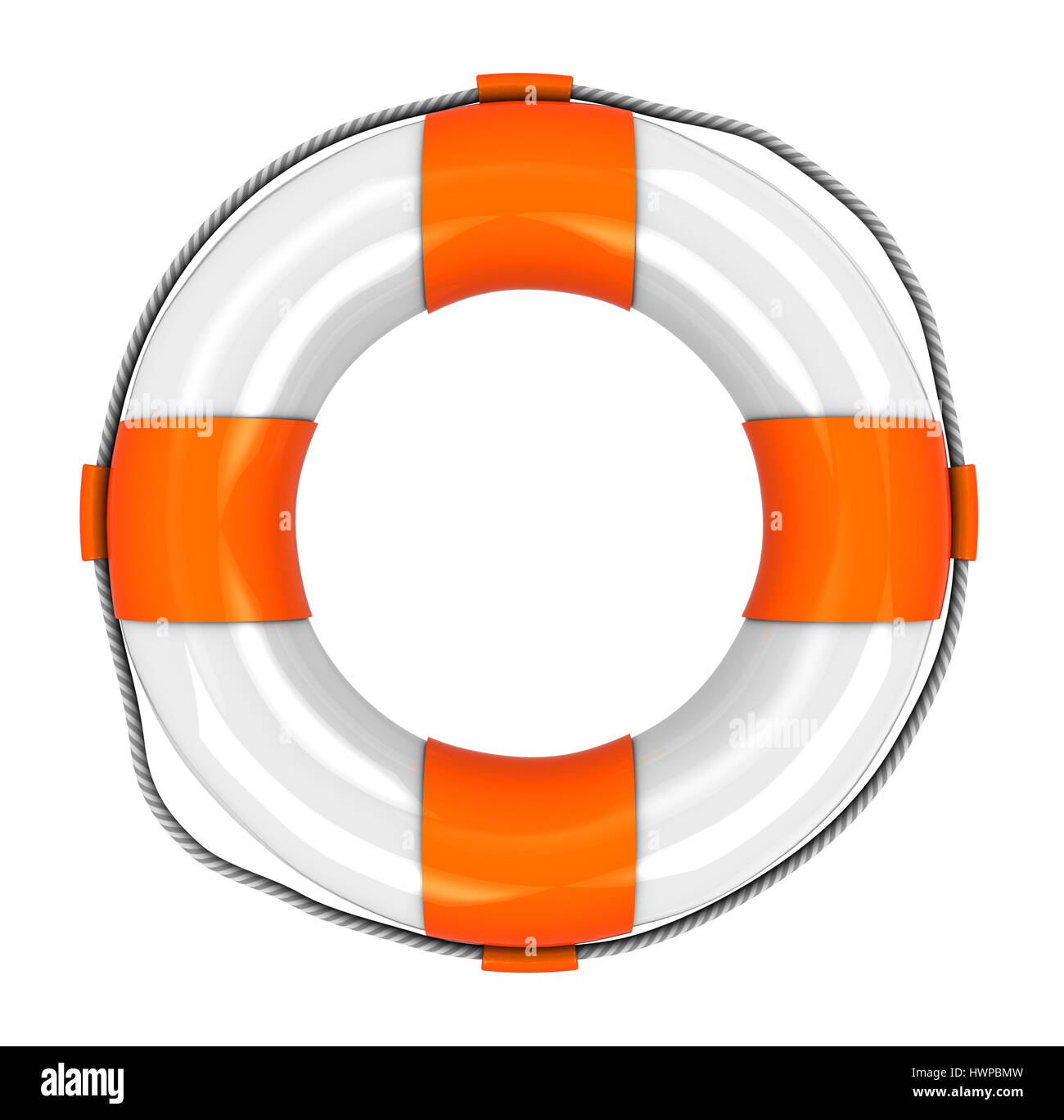 3d illustration of rescue circle isolated Stock Photo - Alamy