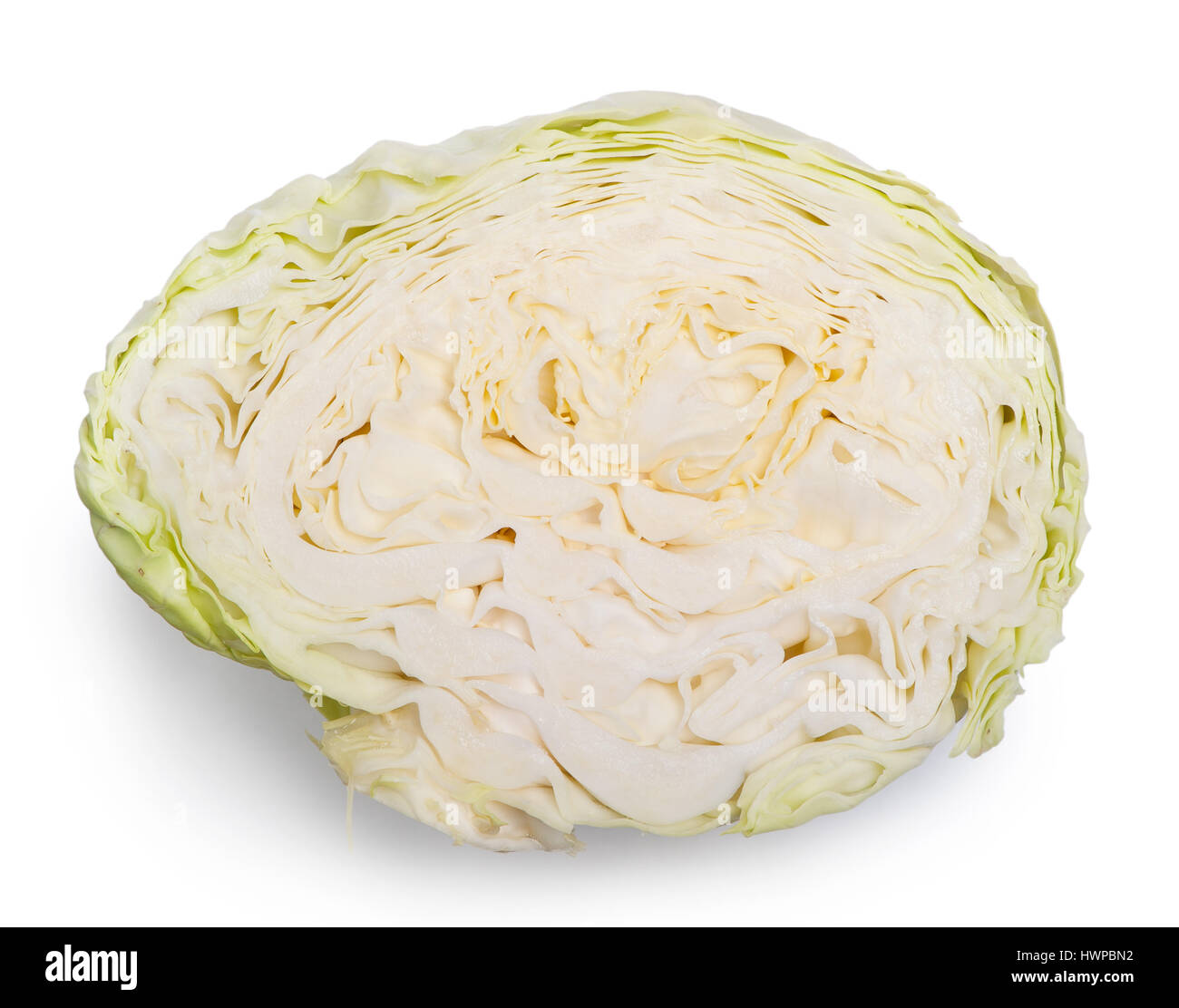 Cabbage isolated on white background Stock Photo - Alamy