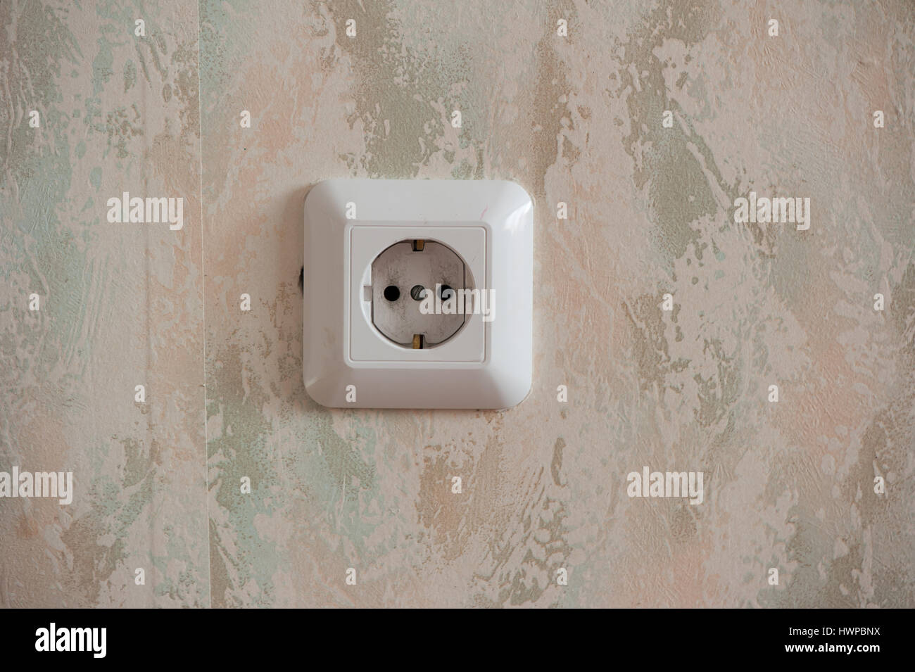 Convenience outlet on the wall Stock Photo - Alamy