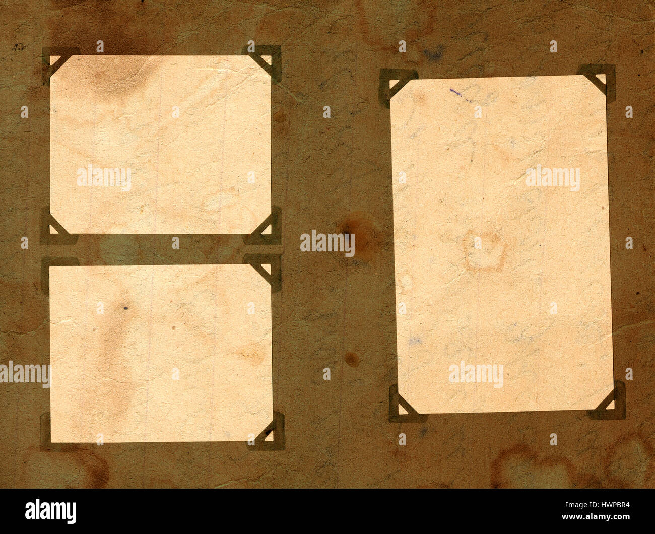 Old grunge empty page from album Stock Photo - Alamy