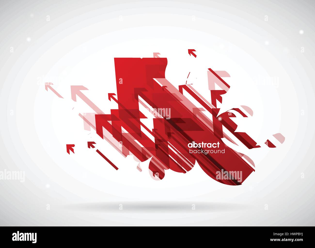 Abstract red arrows background wallpaper Stock Vector Image & Art - Alamy