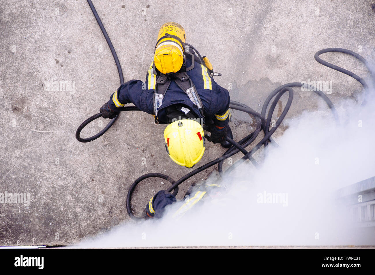 Fire and Rescue Service Training Stock Photo - Alamy