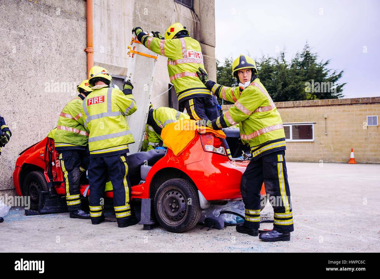 Fire and Rescue Service Training Stock Photo - Alamy