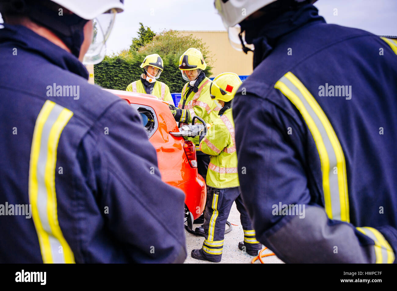 Fire and Rescue Service Training Stock Photo - Alamy