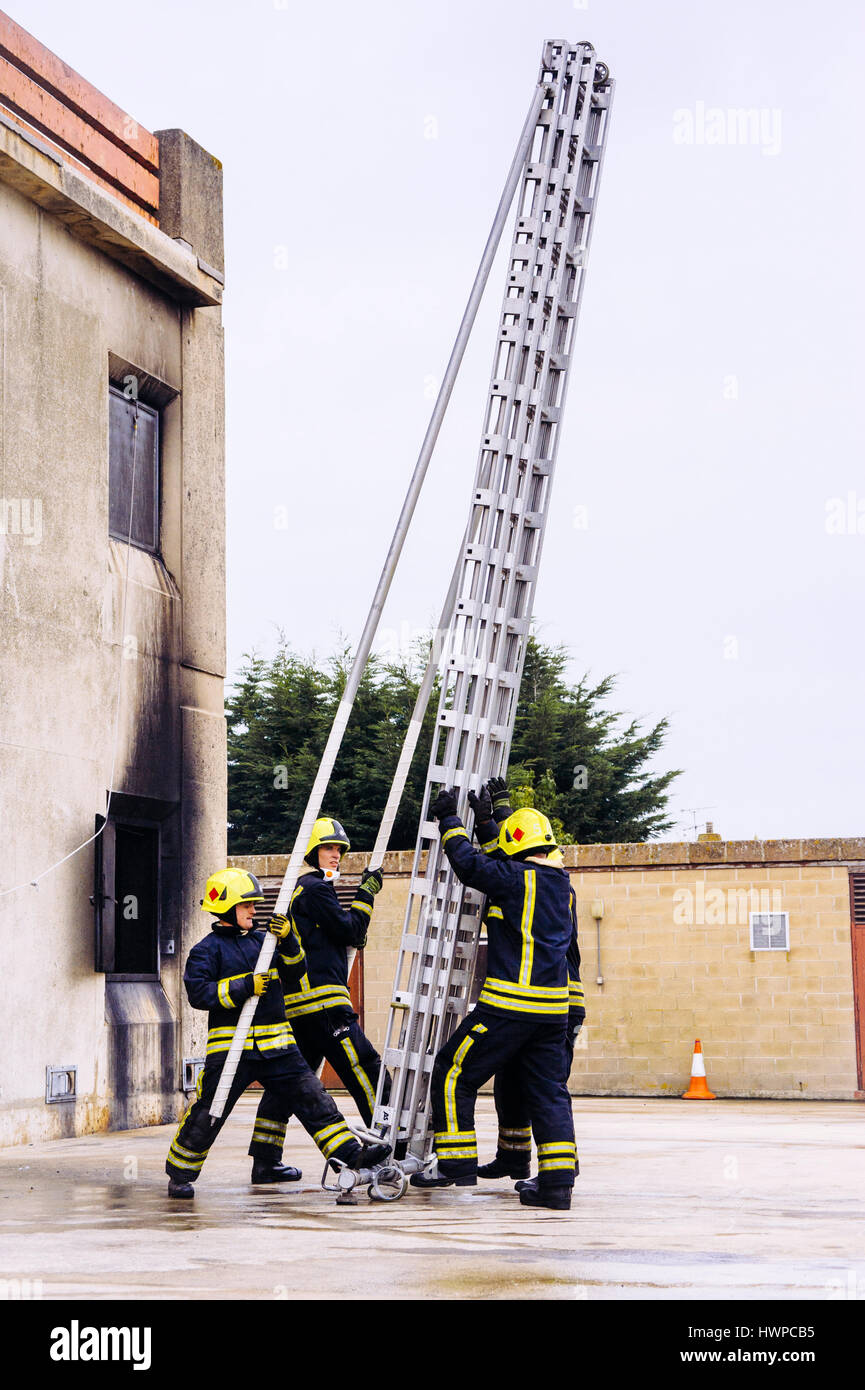 Fire and Rescue Service Training Stock Photo - Alamy