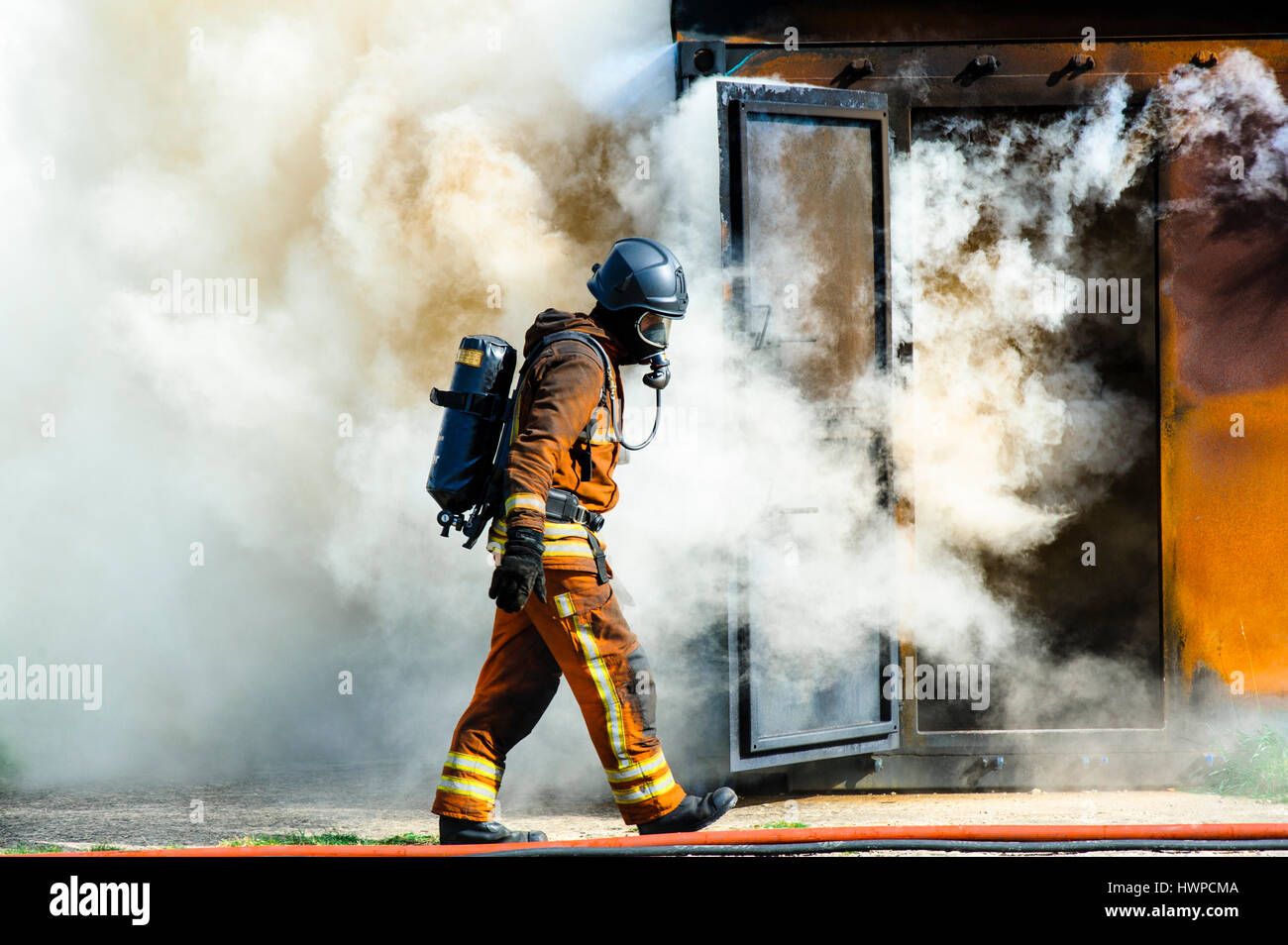 Fire and Rescue Service Training Stock Photo - Alamy